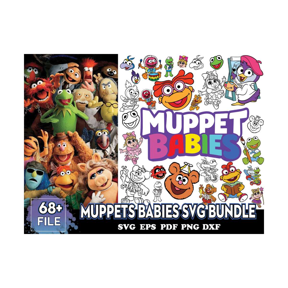 68 Files Muppets Babies Svg Bundle, Muppets svg | Inspire Uplift