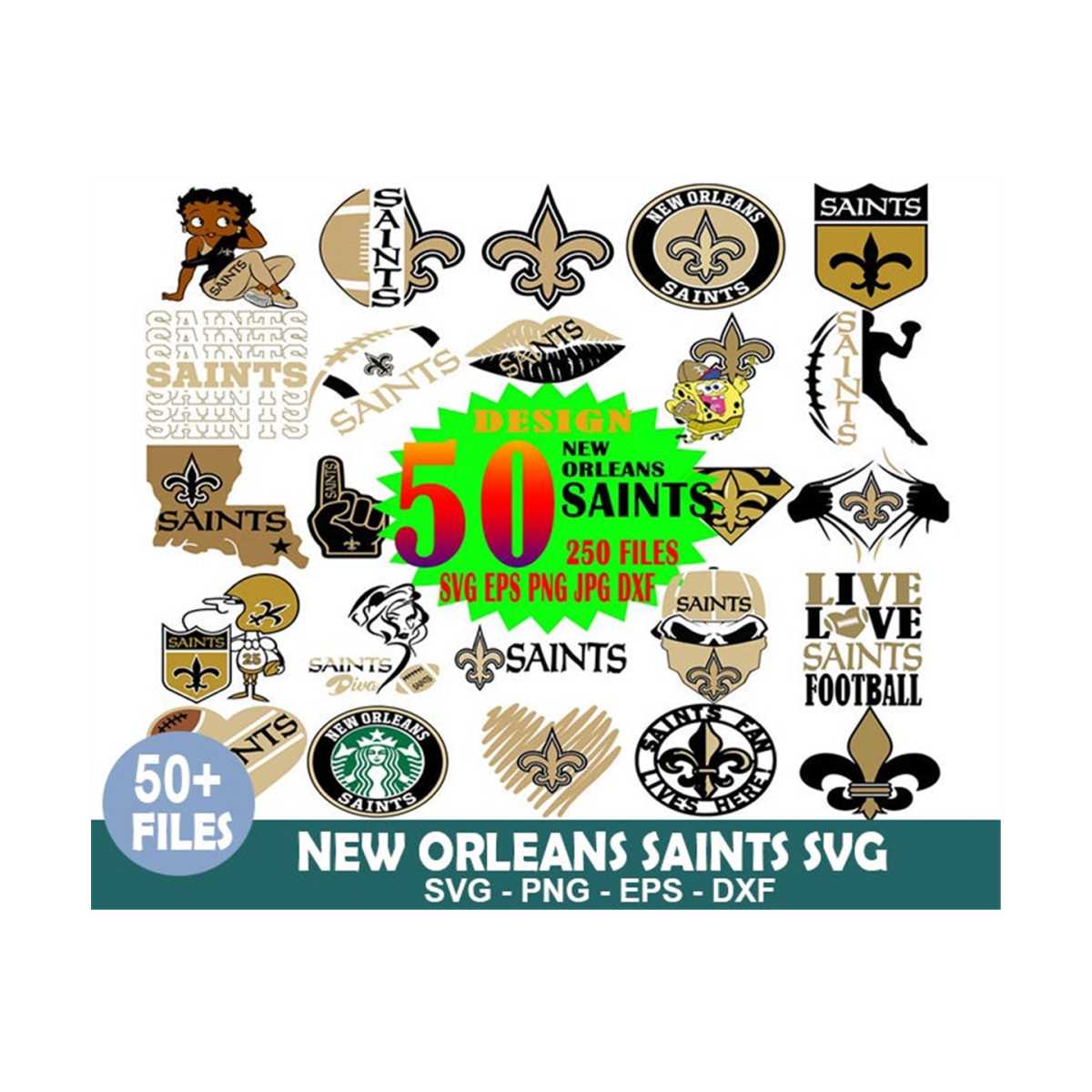 New Orleans Saints SVG, Saints SVG Bundle, Nfl Team SVG | Inspire Uplift