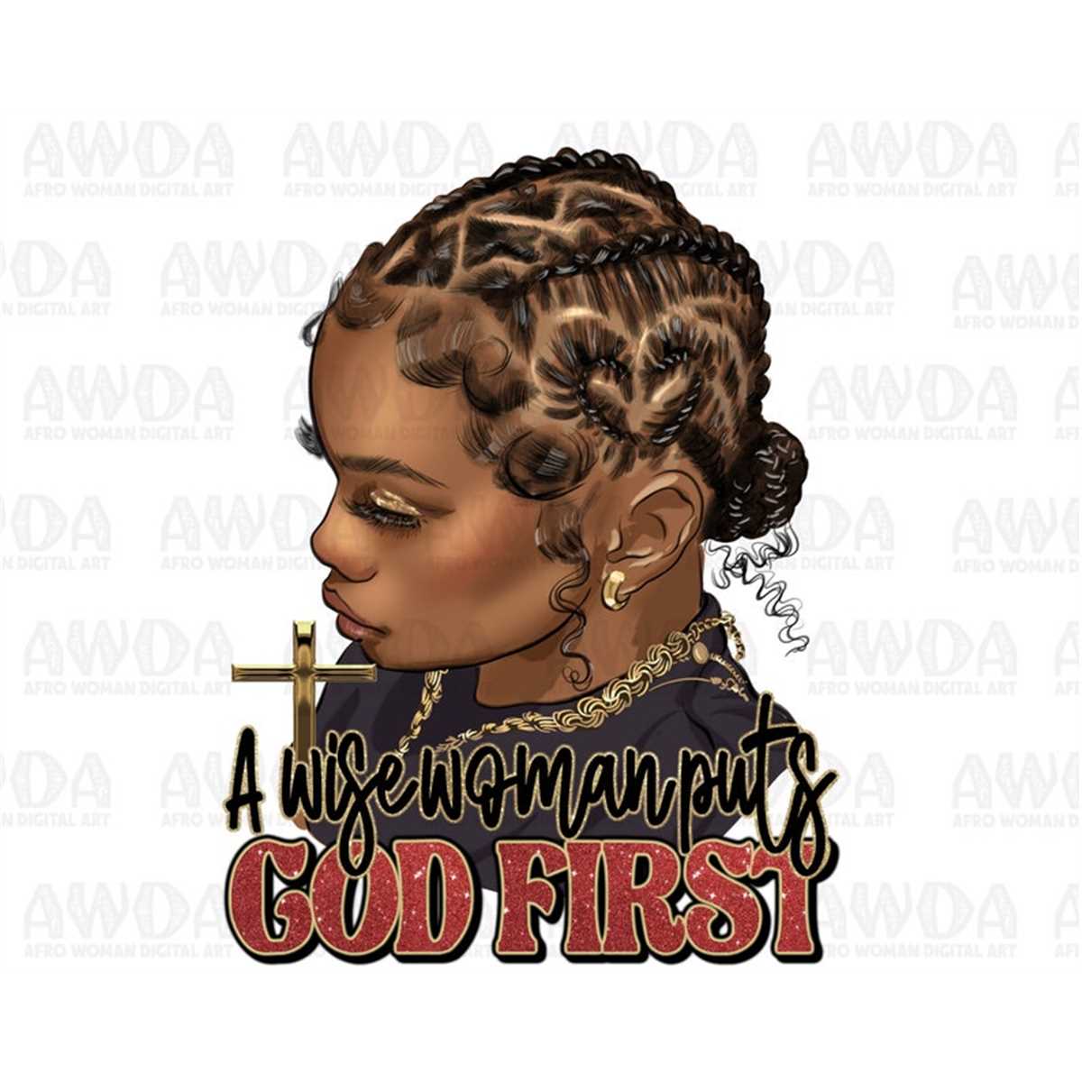 A wise woman puts god first png sublimation design download, | Inspire ...