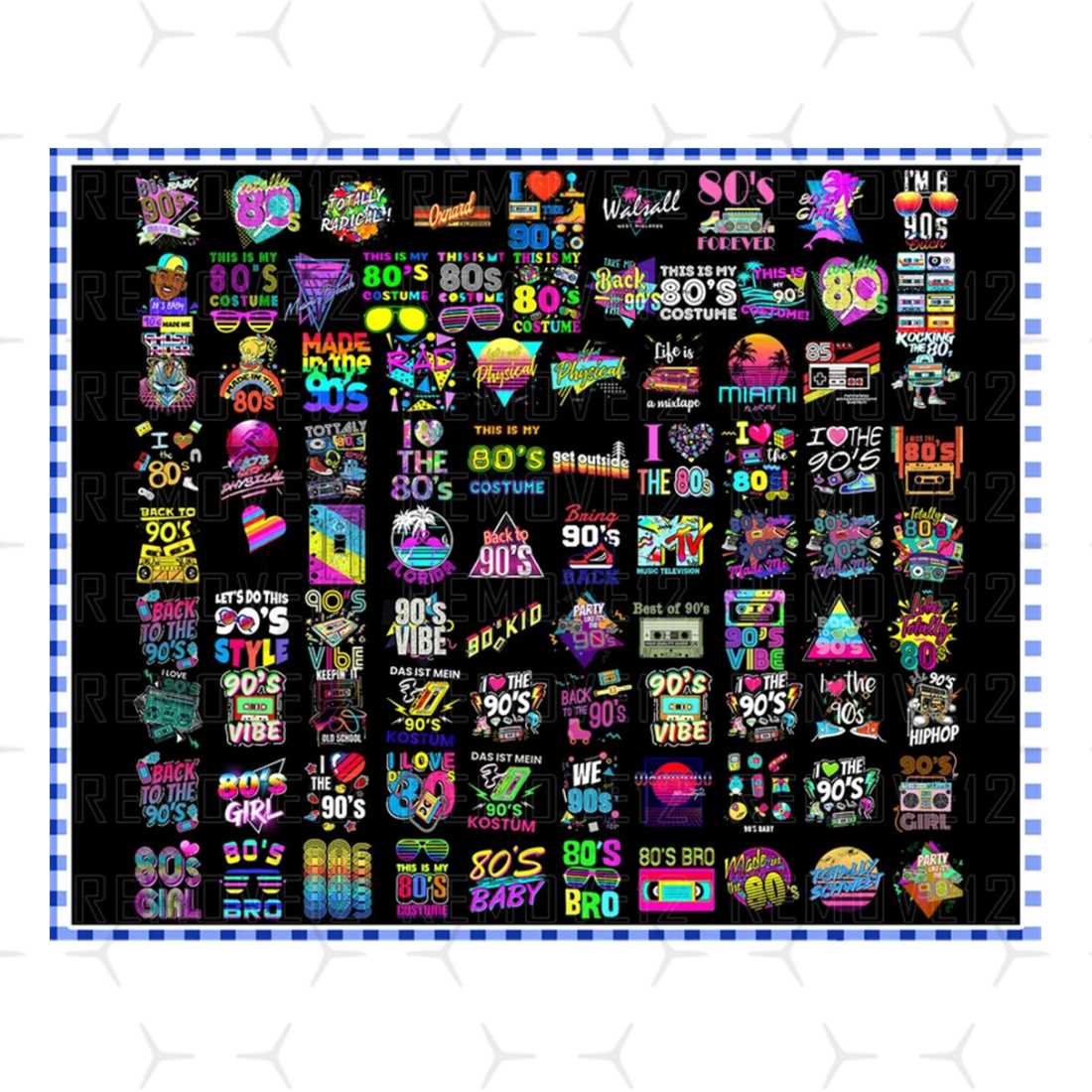 80s Clipart, Neon 80s Clipart Bundle, Roller Skates Clipart, | Inspire ...