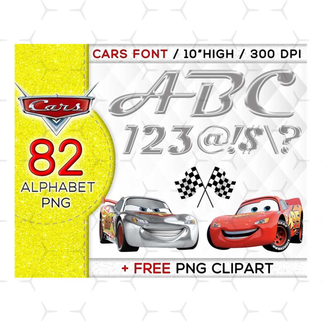 Cars Alphabet Bundle Png, Cars Font Png, Cars Png, Cars Stic | Inspire ...