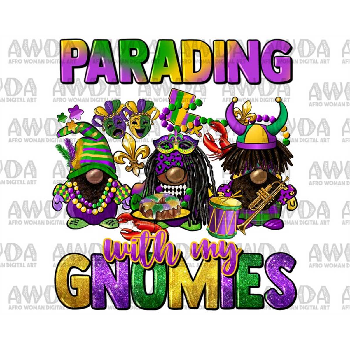 Parading with my gnomies png sublimation design download, Ha | Inspire ...