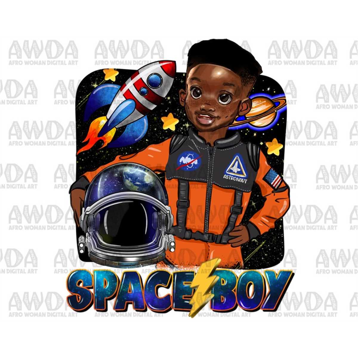 Space boy black boy png sublimation design download, black b | Inspire ...