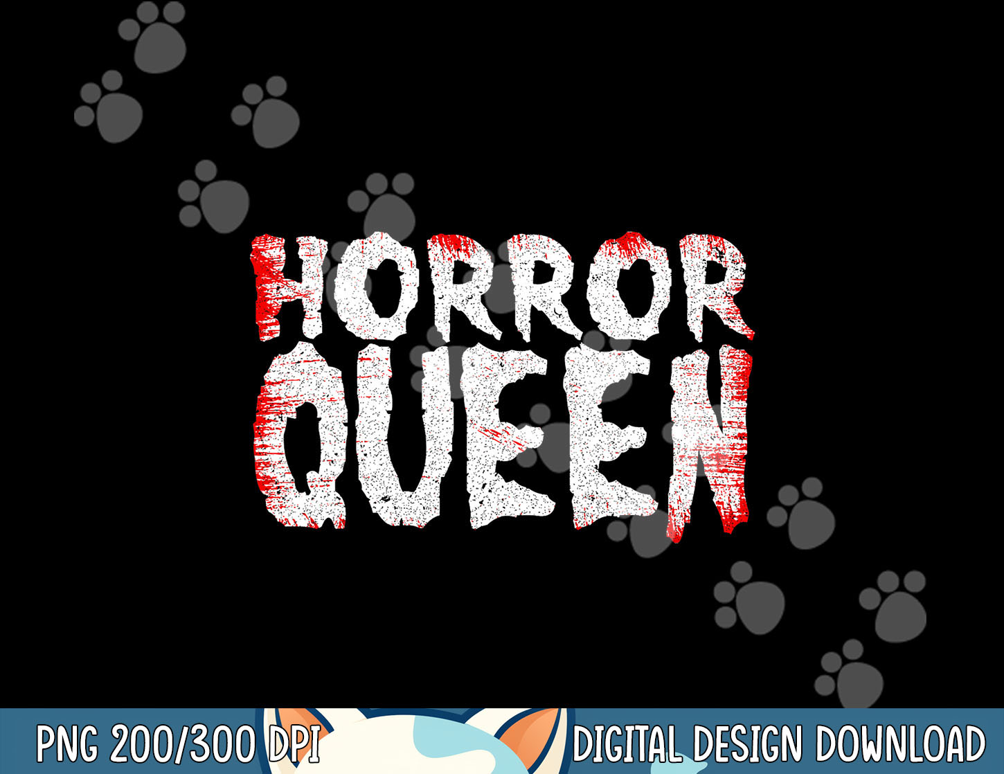 Cool Horror Movie Art For Women Girls Horror Queen Halloween | Inspire ...