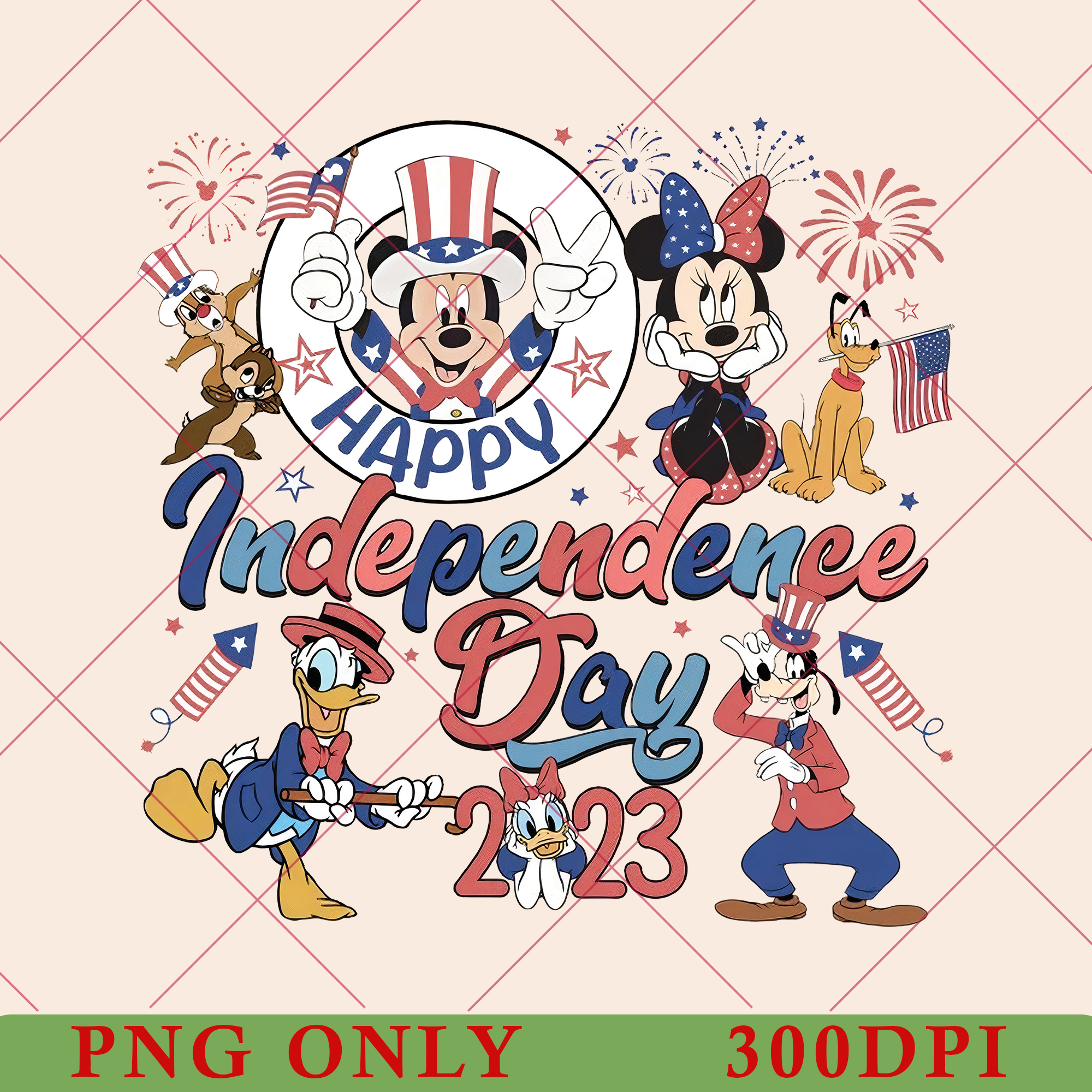 Cute Disney 4th Of July PNG, Disney Characters PNG, Patrioti | Inspire ...