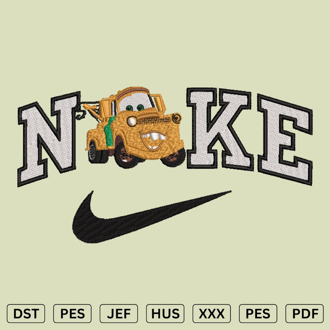 Nike X Tow Mater Embroidery design - Nike Machine Embroidery - Inspire ...