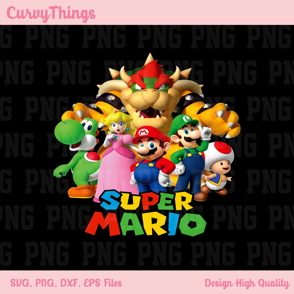 Super-Mario Png, Gaming Kid Png, Princess Peach Png, Luigi P - Inspire ...