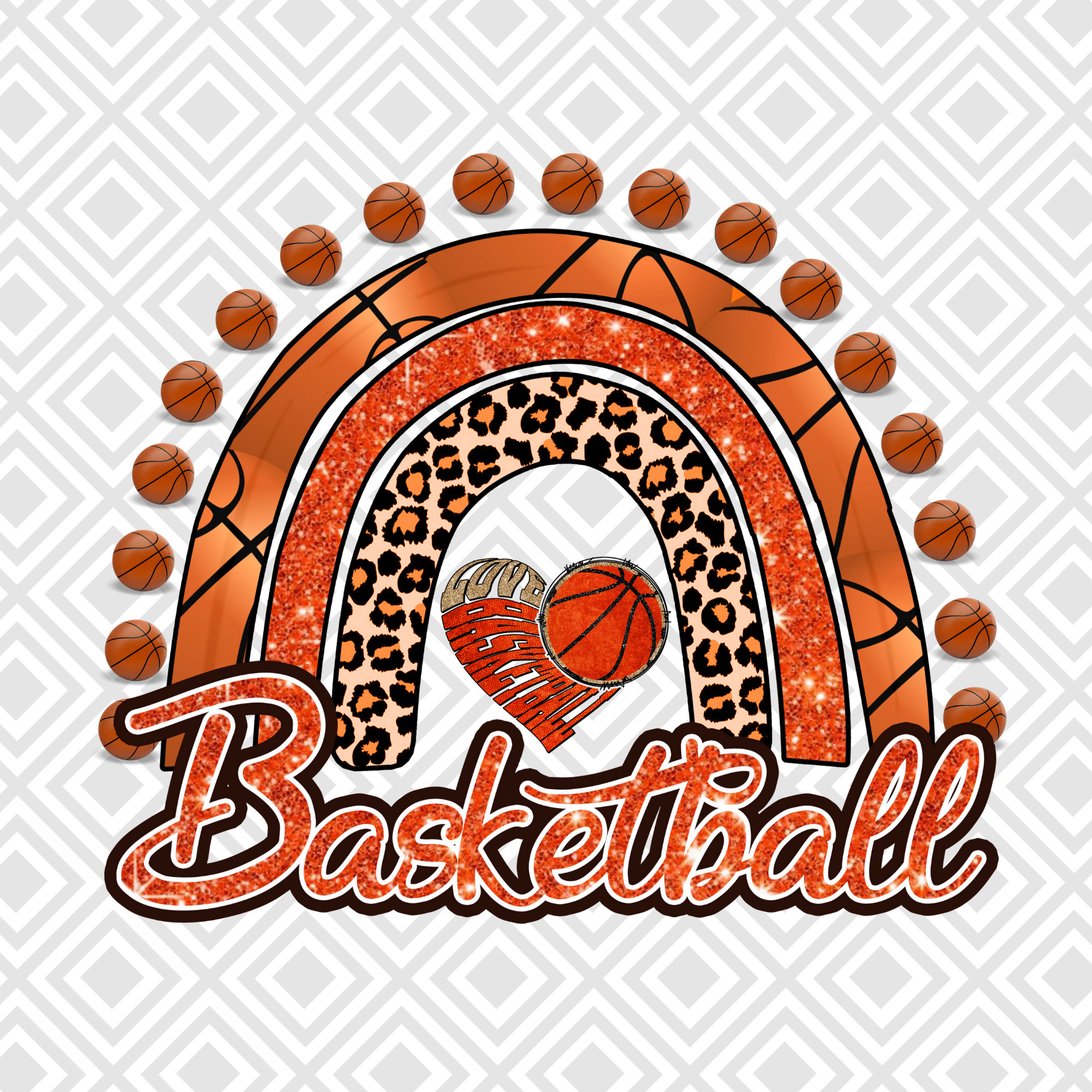 Basketball Rainbow png, Basketball png, Love Basketball Rain | Inspire ...