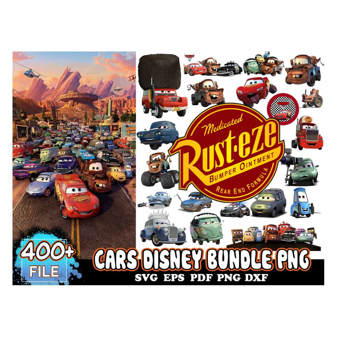 400 Cars Disney Bundle Png, Cars Png, Disney Png | Inspire Uplift