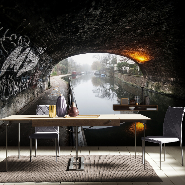 Urban Tunnel 3D Wall Murals: Immerse in an Cityscape journey | Inspire ...