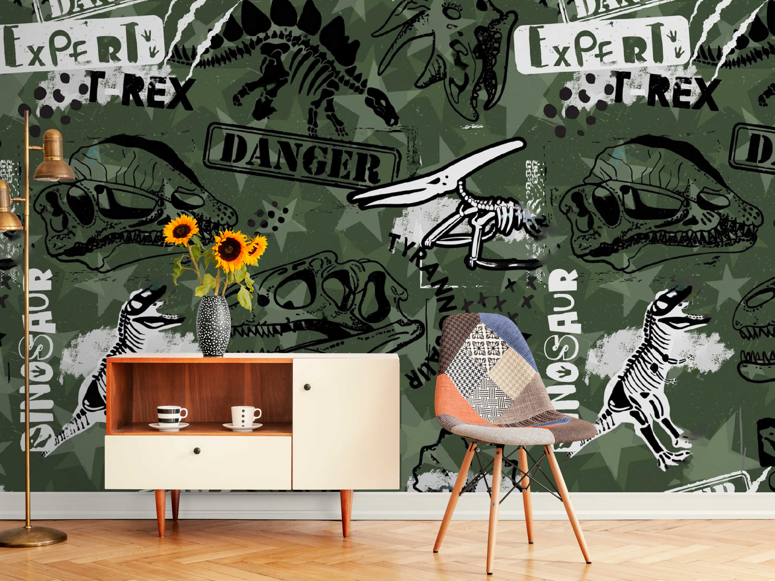 Jurassic Wall Murals Wallpaper: Journey into Prehistoric Art | Inspire ...