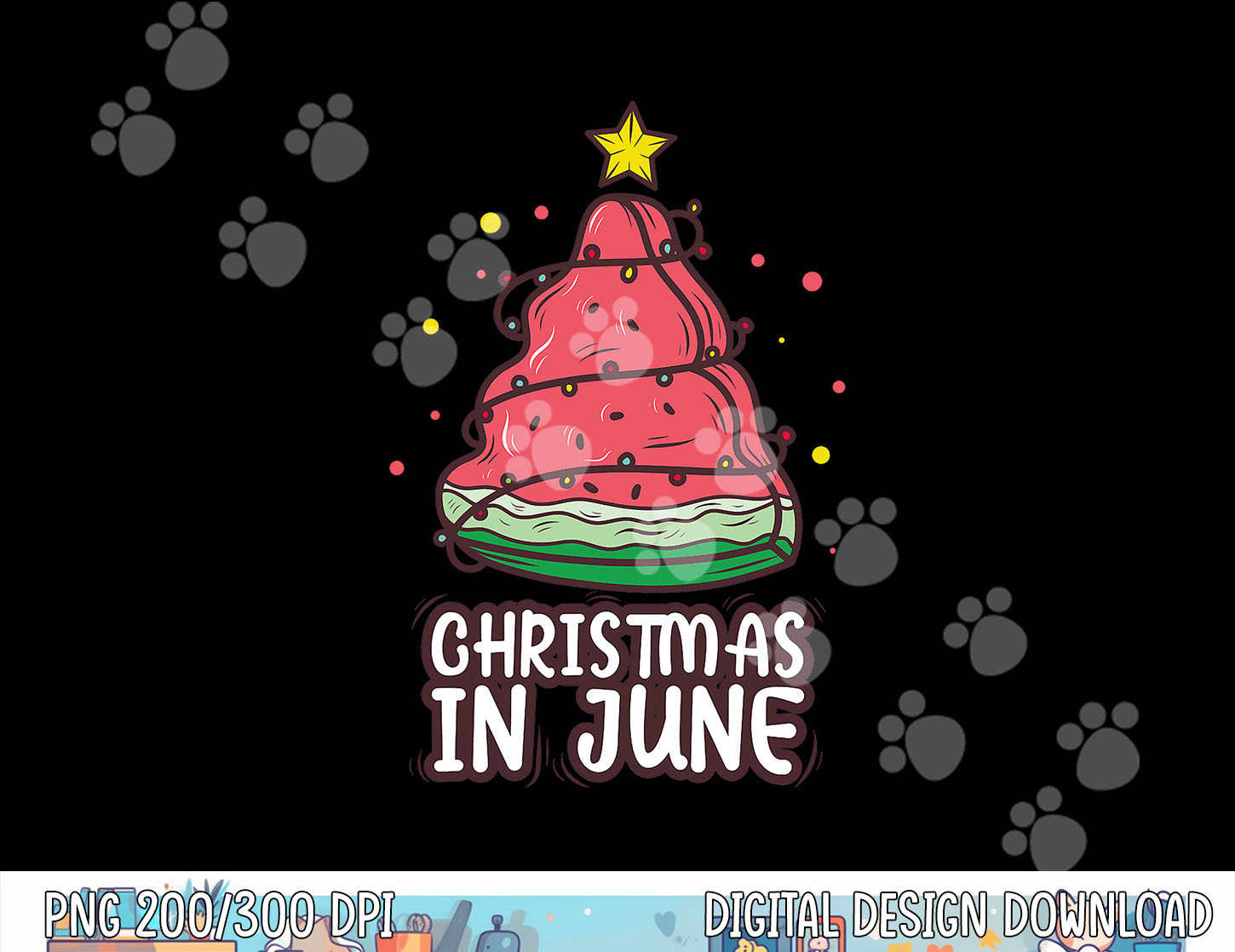 Celebrate Christmas In June With Watermelon Christmas Lights | Inspire ...