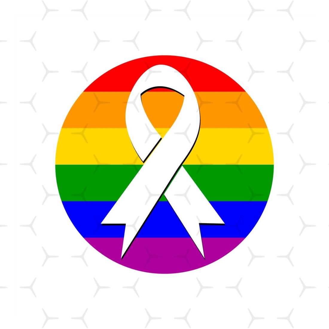 Rainbow Flag Ribbon Lgbt Svg, Lgbt Svg, Rainbow Svg, Gay Svg - Inspire ...