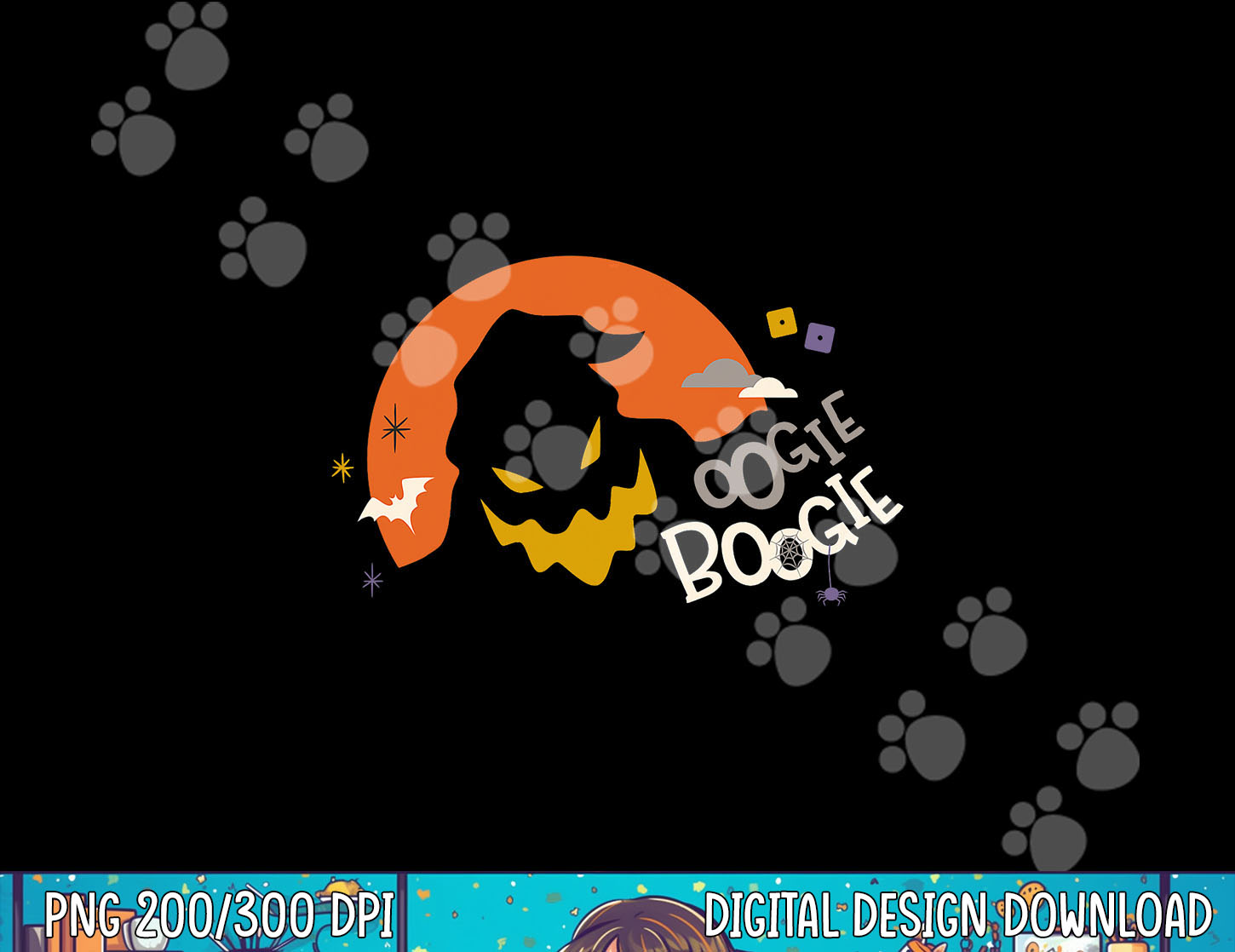 Disney Halloween Nightmare Before Christmas Oogie Boogie pn | Inspire ...