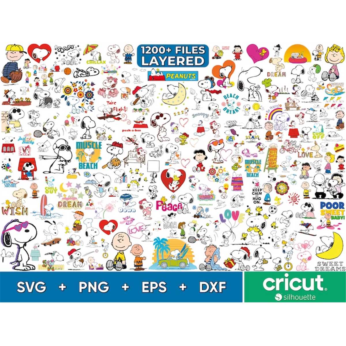 Snoopy SVG Bundle, Snoopy Svg Files for Cricut, Charlie Brow | Inspire ...