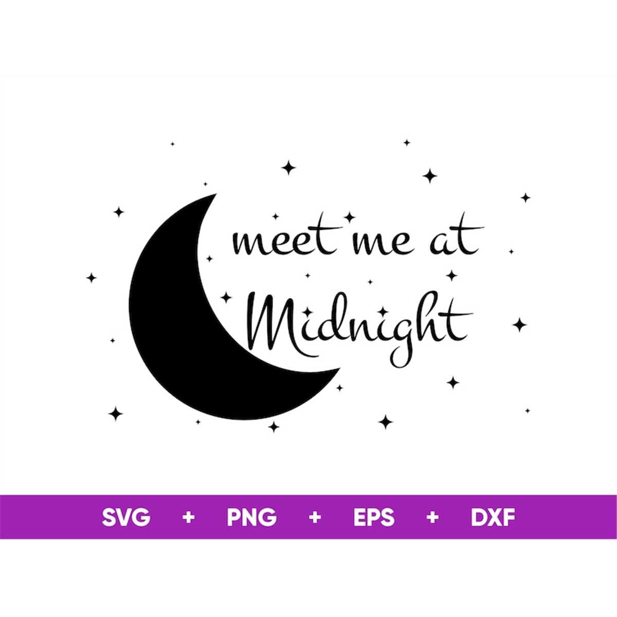 Meet Me At Midnight SVG, Midnight Svg File for Cricut and Si | Inspire ...