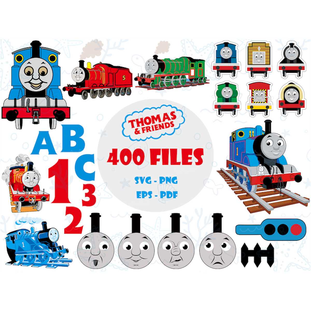 Thomas the Train SVG, Thomas and Friends Svg, Locomotive Tho - Inspire ...