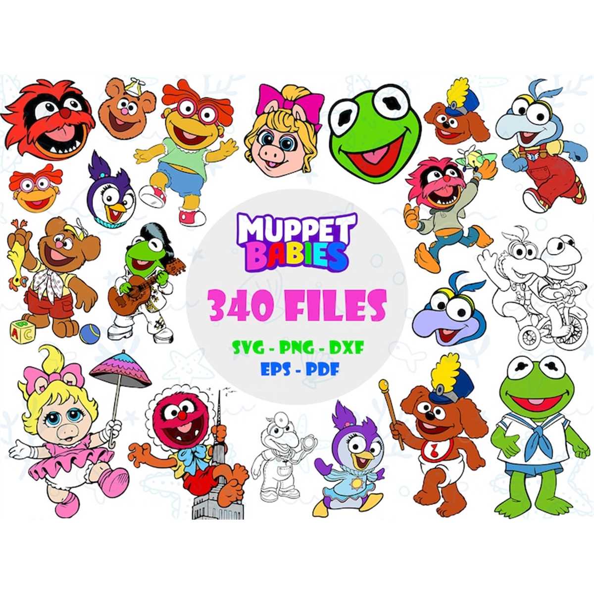 The Muppets SVG, Sesame Monsters SVG, Street Monsters Svg, M | Inspire ...