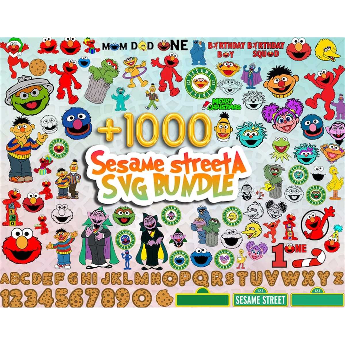 1000 Monster SVG Bundle, Sesame Monsters Svg, Red Monster Sv | Inspire ...