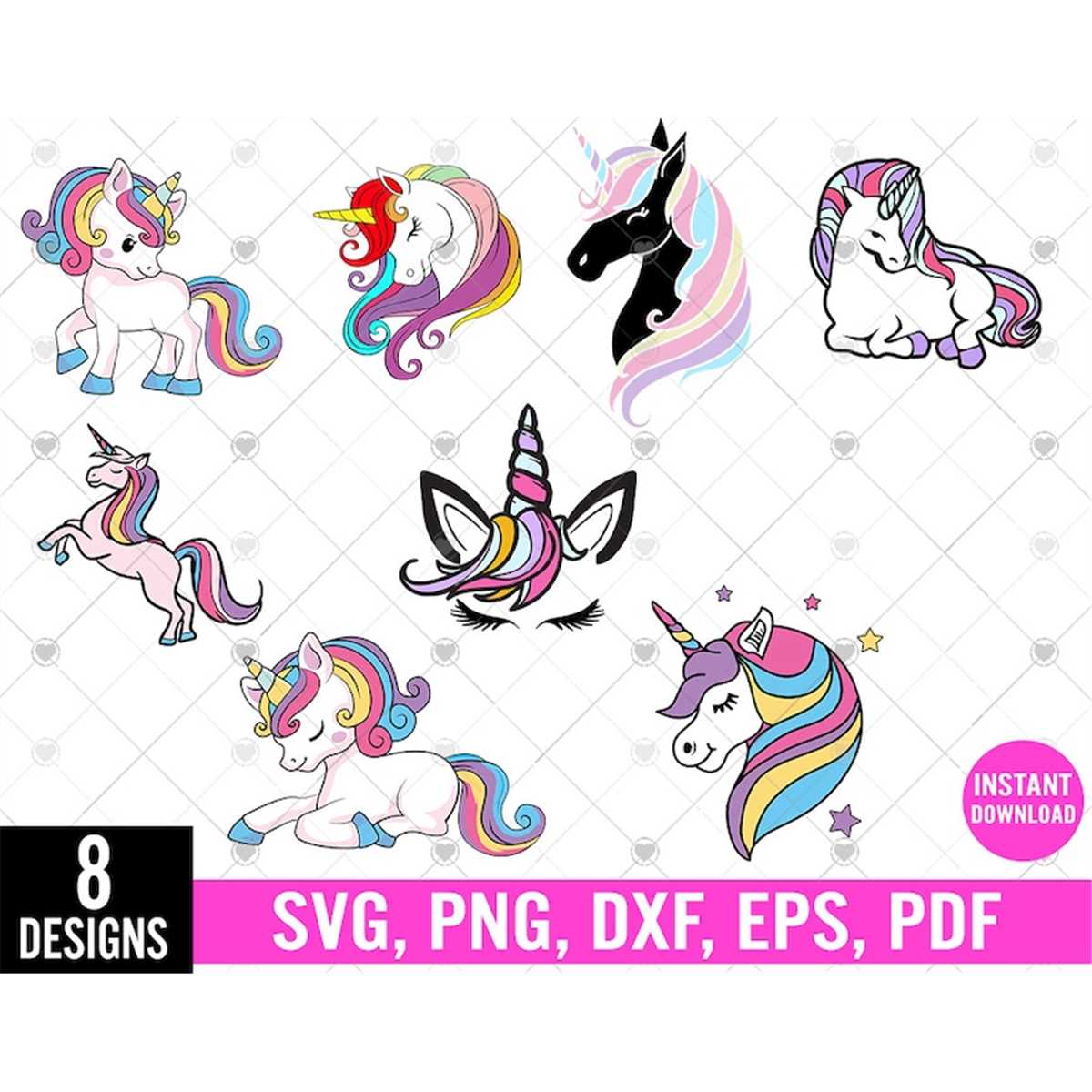 Unicorn SVG, Unicorn head Svg, Unicorn Clipart, Unicorn Face | Inspire ...
