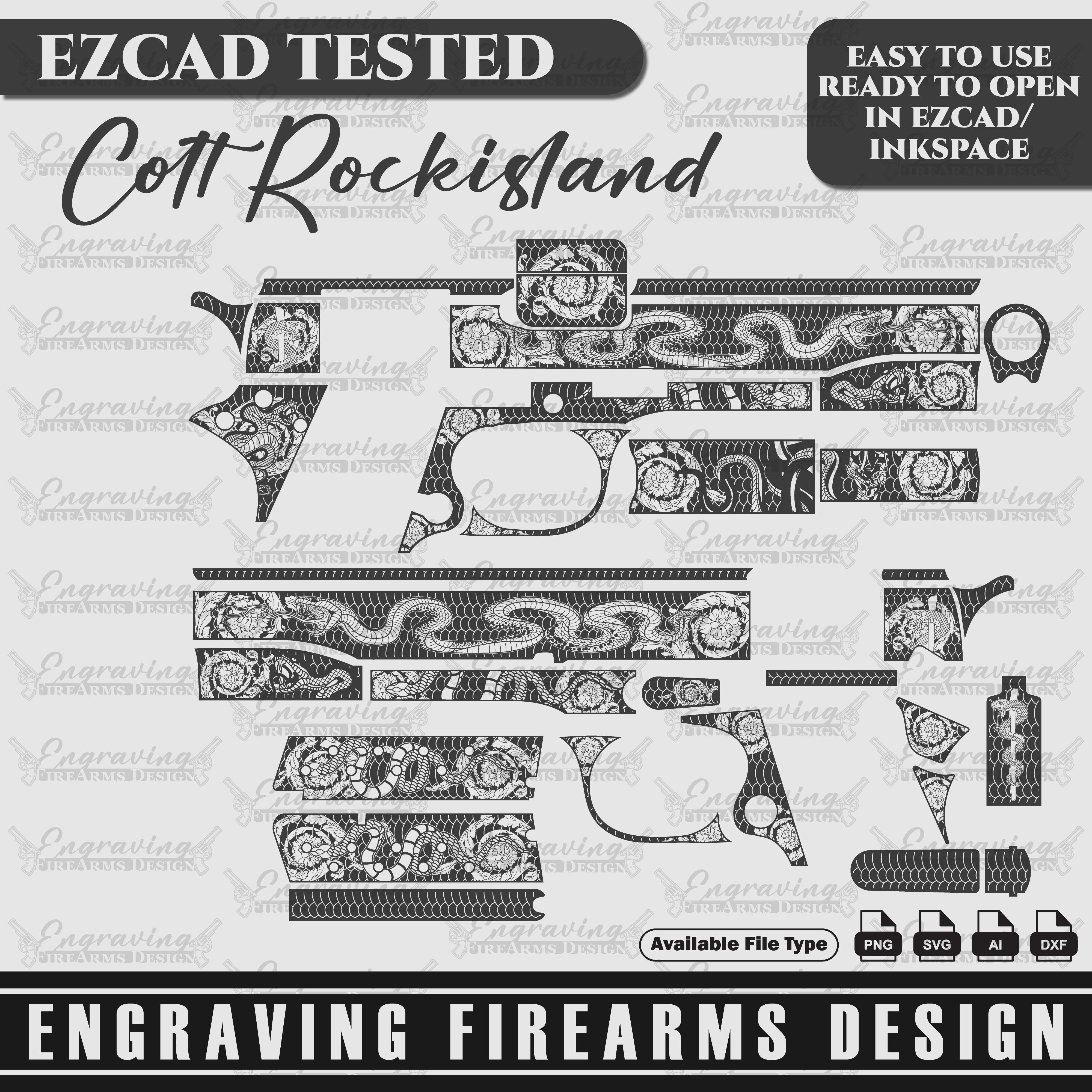 Engraving Firearms Design Colt Rock Island Scroll & Snake De - Inspire ...