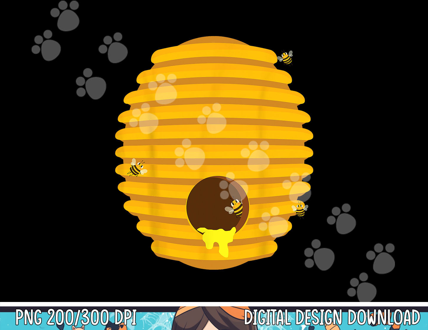 Cool Beehive Nest Funny Easy DIY Halloween Costume Gift png - Inspire ...