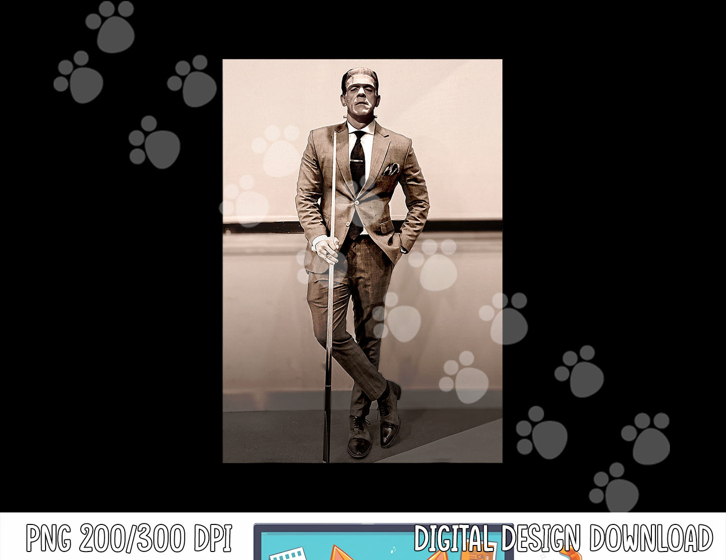 Frankenstein Dapper Frankenstein Monster In Suit Halloween p | Inspire ...