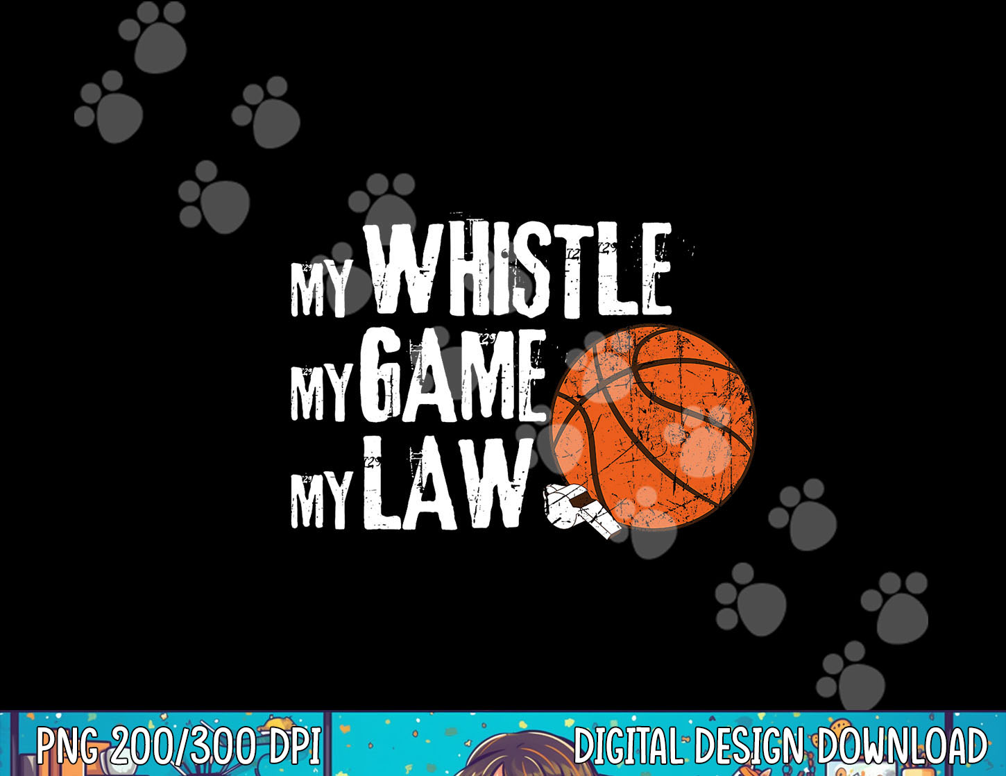 Funny Basketball Ref Hoops - Basketball Referee png, sublim | Inspire ...