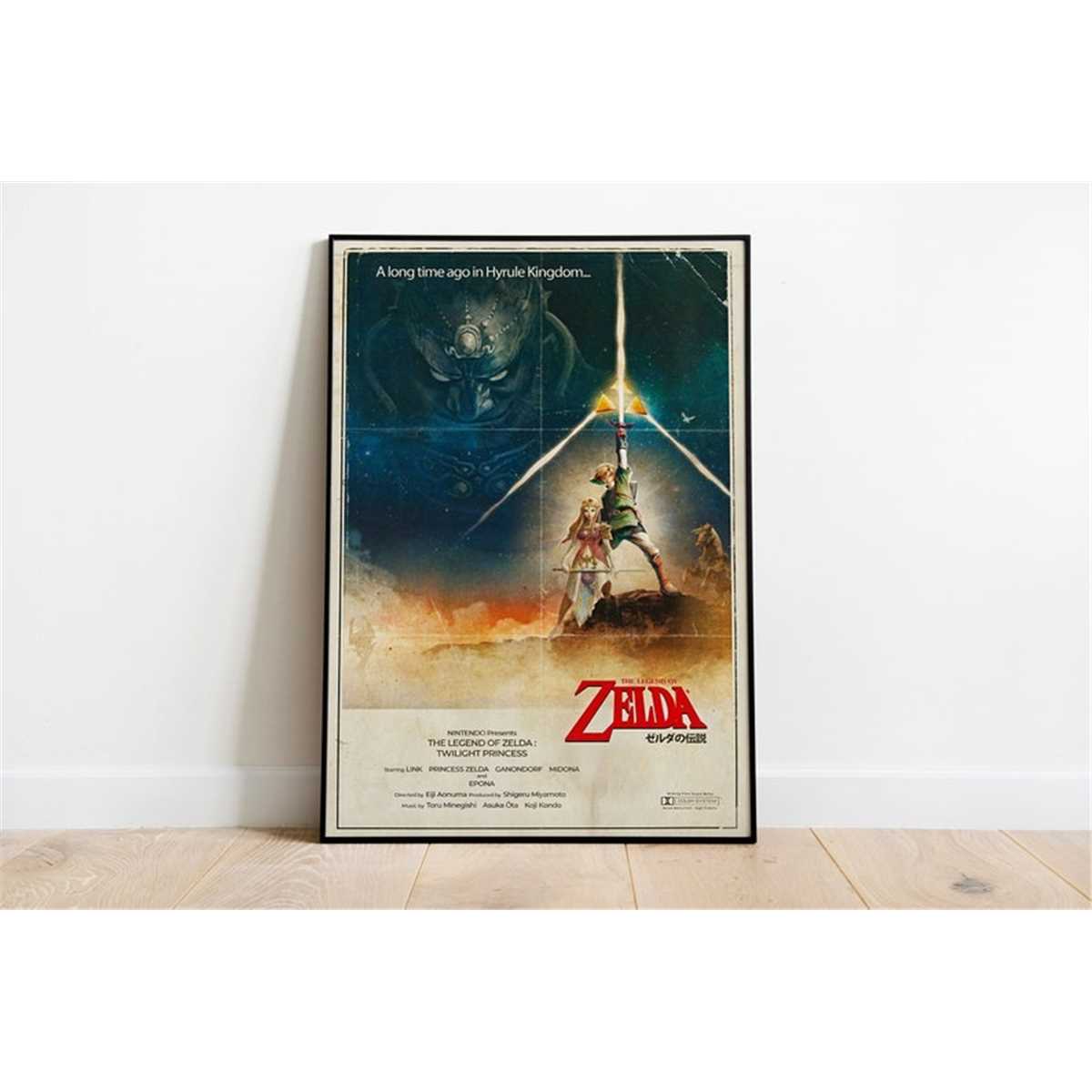 The Legend of Zelda Poster | The Legend of Zelda Digital Pri | Inspire ...