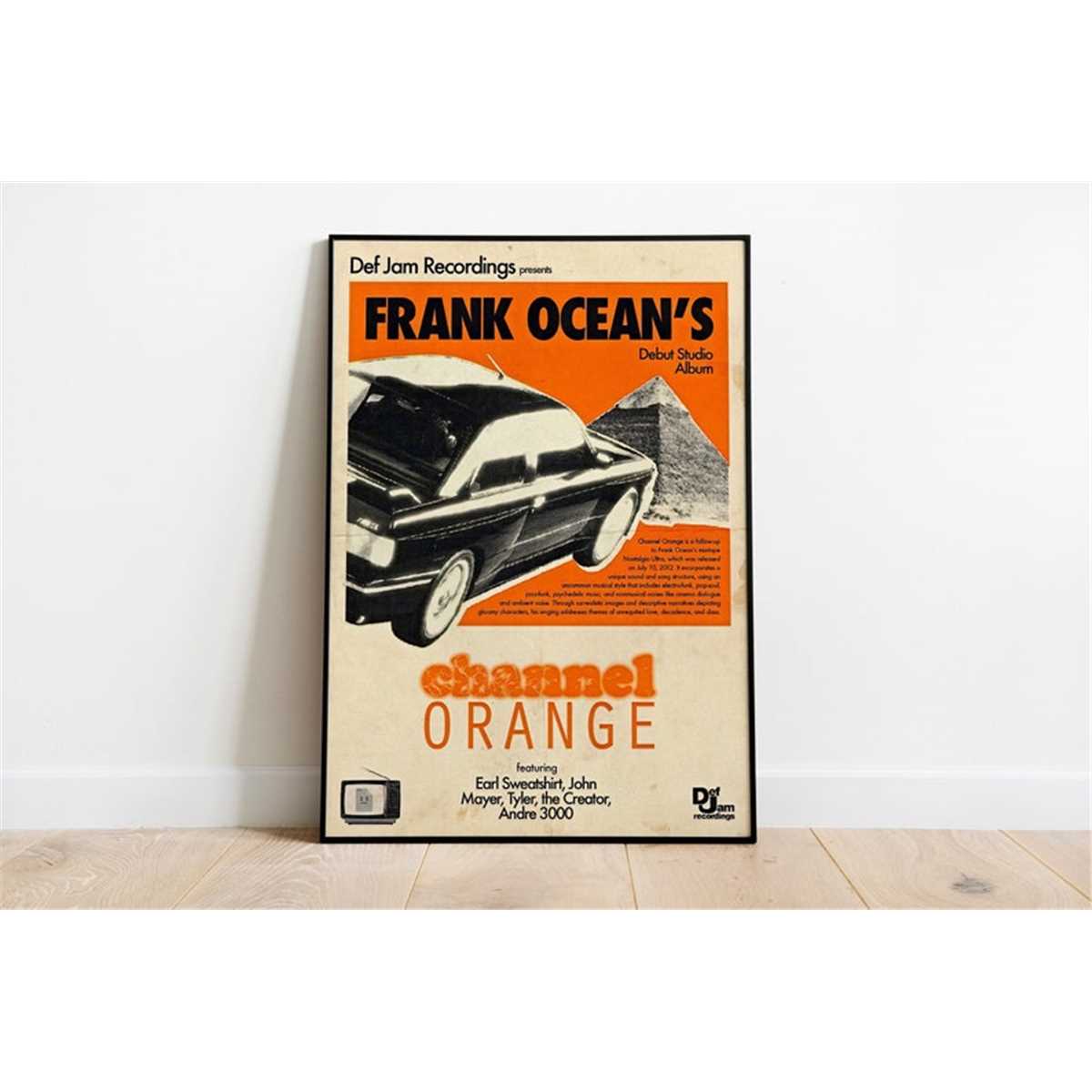 Frank Ocean Poster - Channel Orange Poster - Frank Ocean Cha - Inspire ...