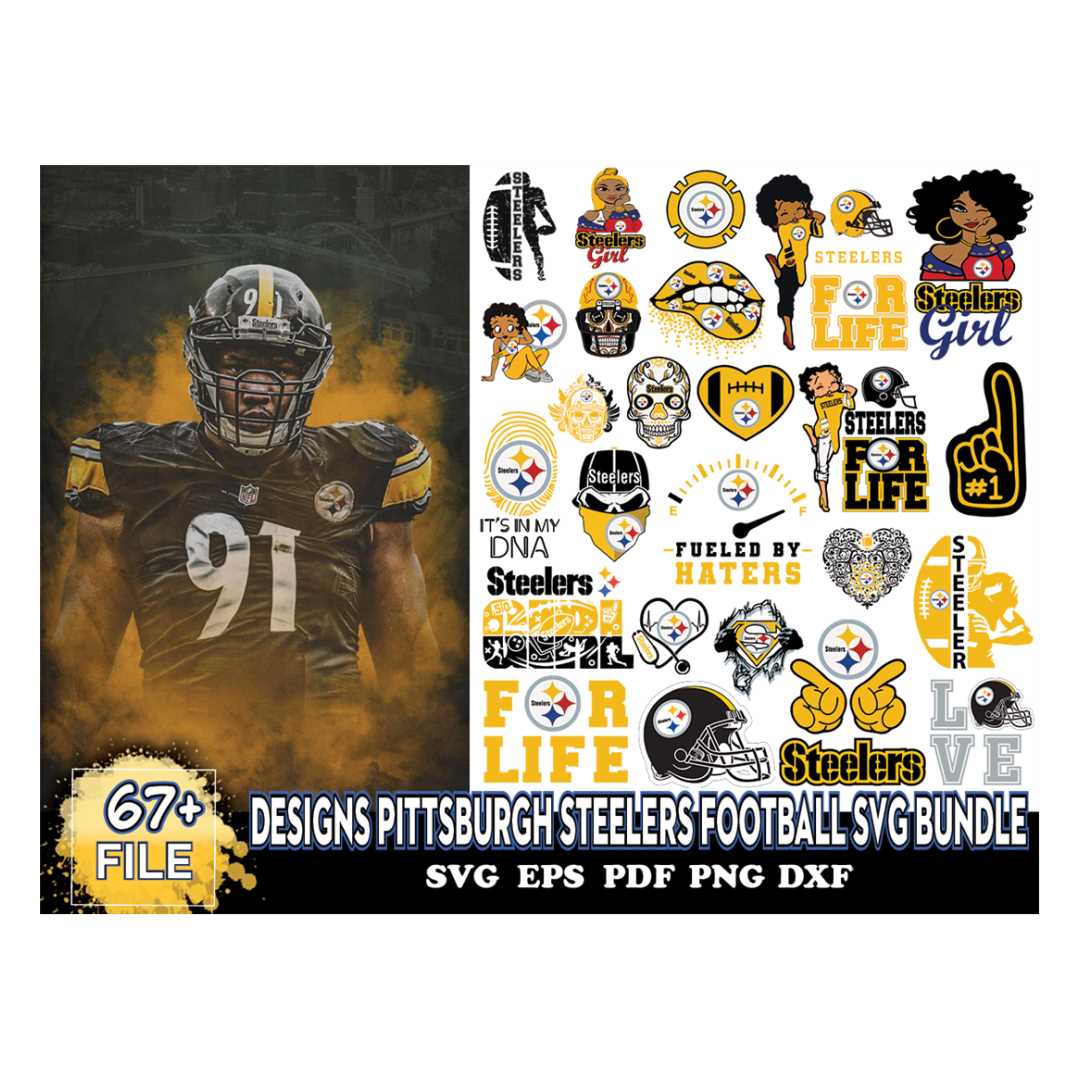 67 Designs Pittsburgh Steelers Football Svg Bundle, NFL Logo | Inspire ...