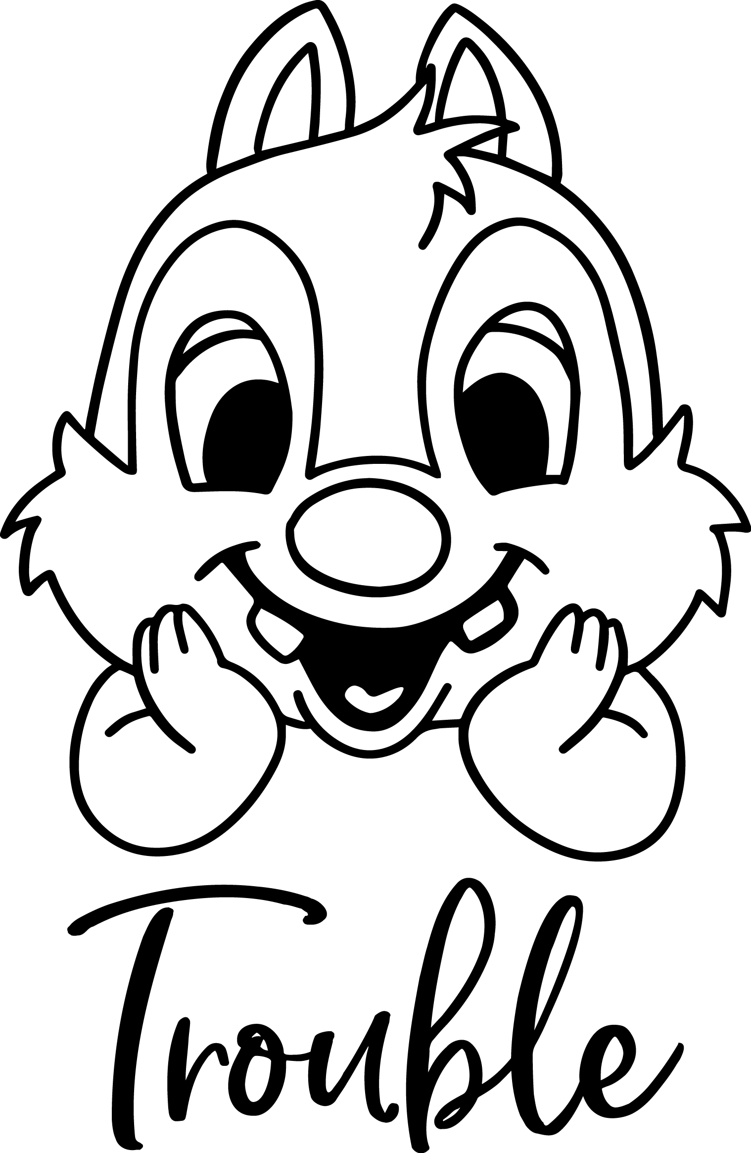 Chip dale trouble Svg, Disney svg, Disney Castle svg, Mickey | Inspire ...