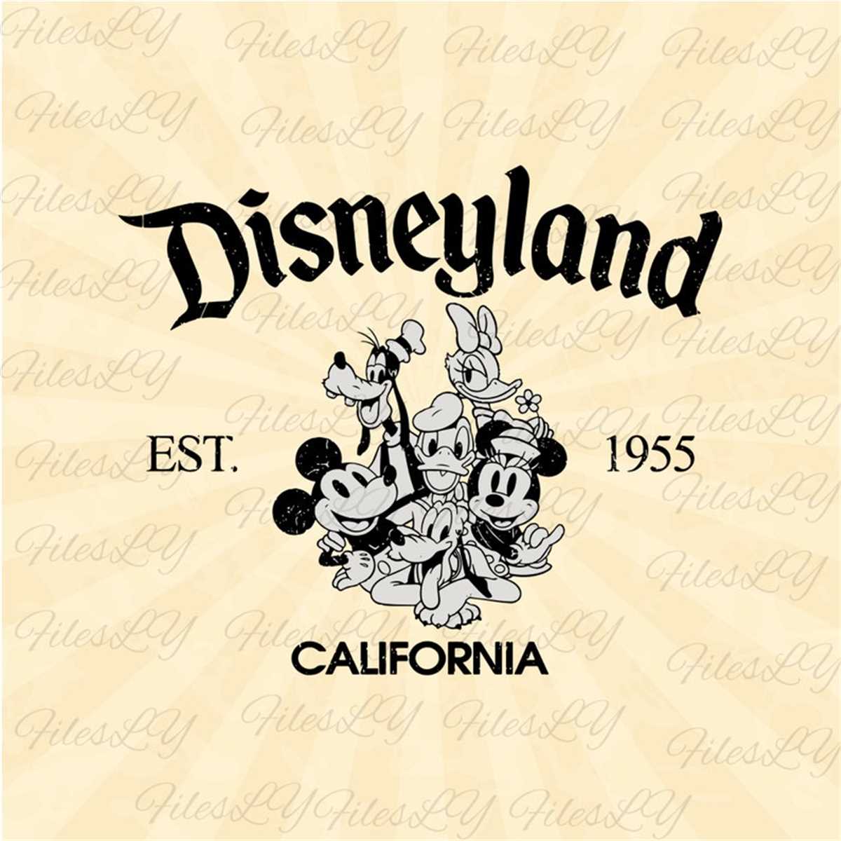 Disneyland Est 1955 California Svg, Family trip svg, mouse t | Inspire ...