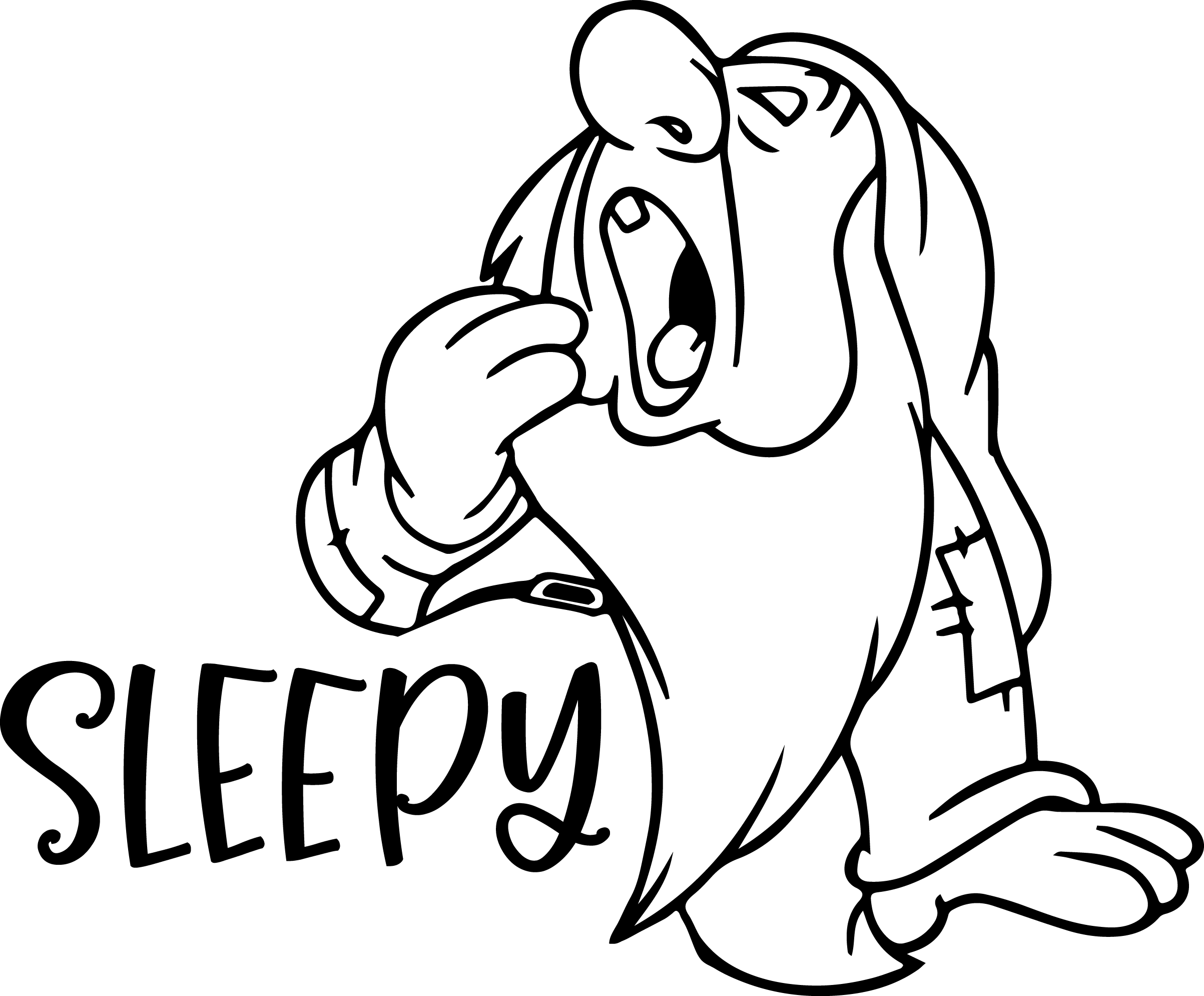 Dwarf sleepy Svg, Disney svg, Disney Castle svg, Mickey minn | Inspire ...