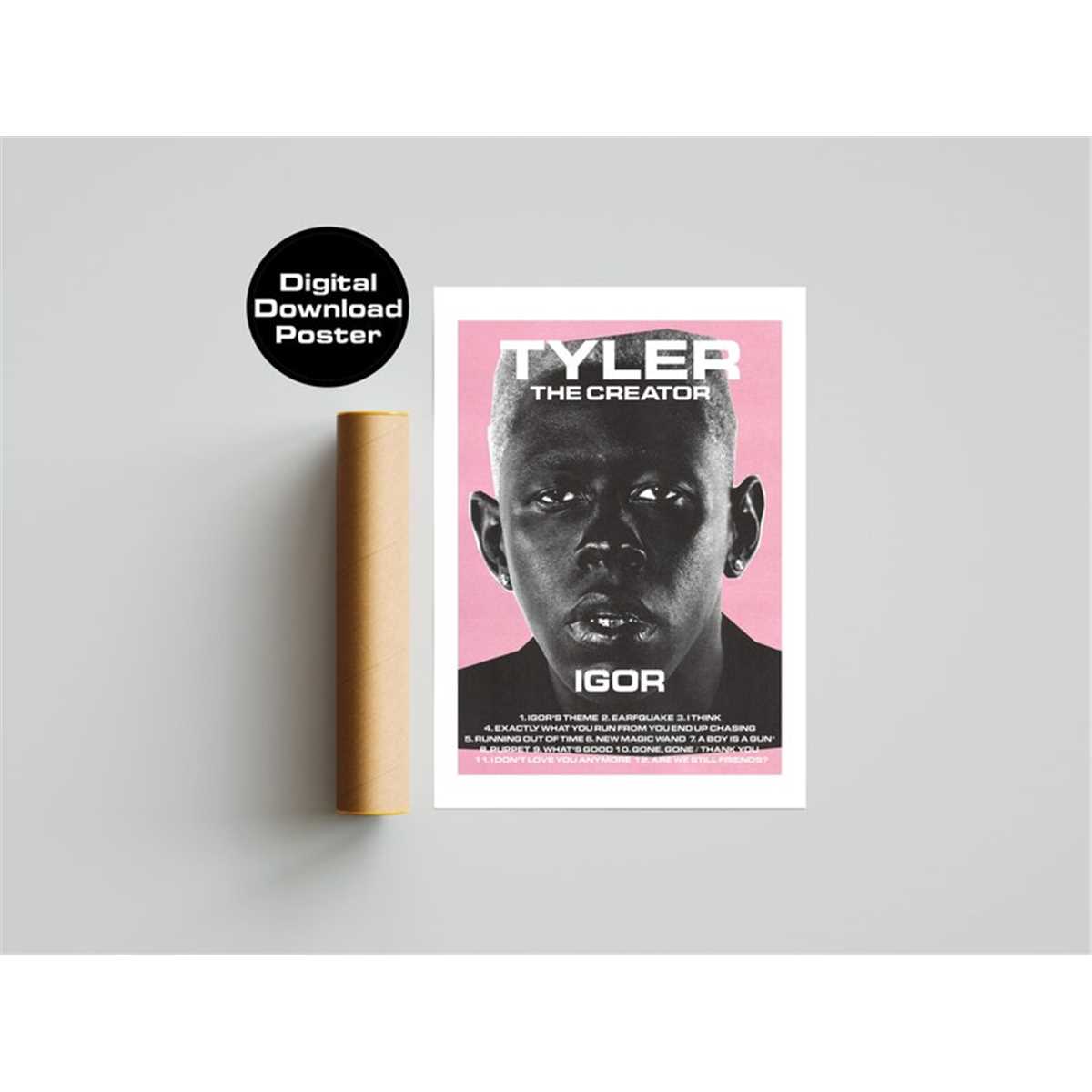 Tyler the Creator 2019 Album Igor, Digital Printable Poster | Inspire ...