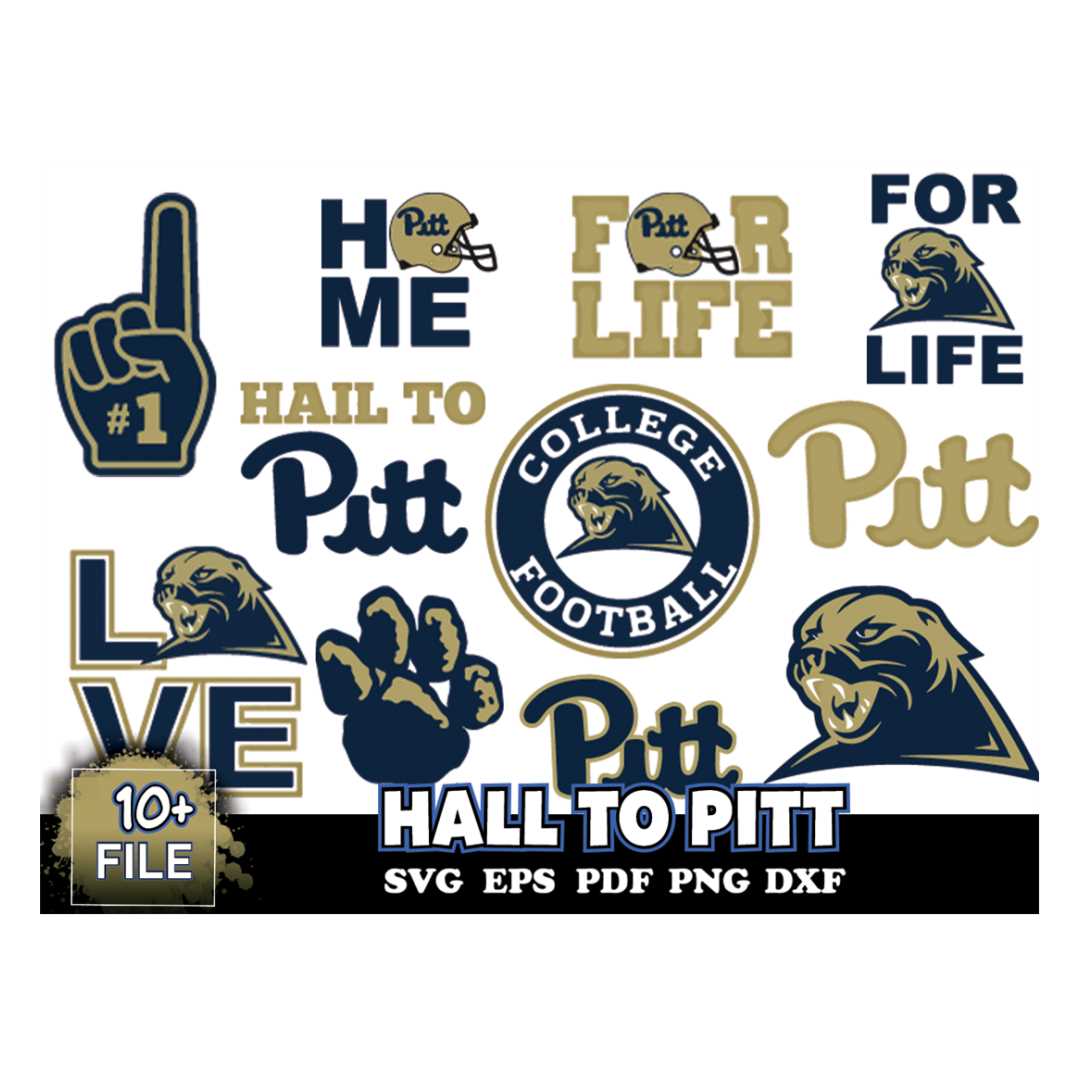 10 FILE HALL TO PITT Svg Bundle | Inspire Uplift