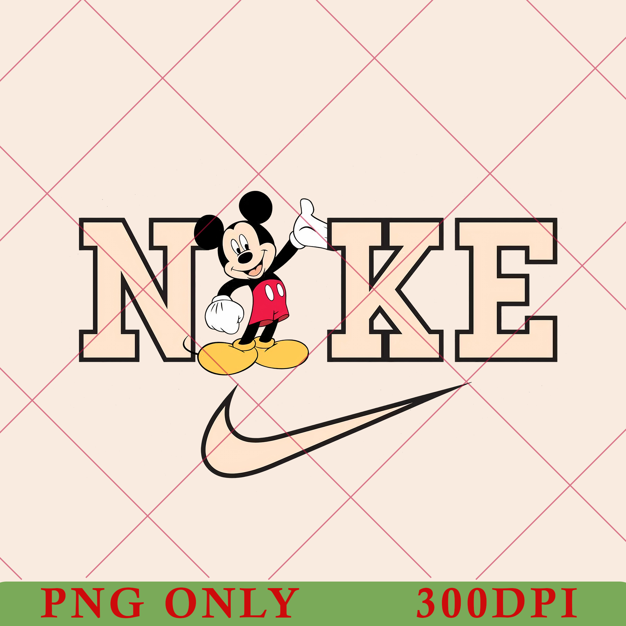 Retro Disney Mickey Nike PNG, Just Do It Later Mickey Logo N | Inspire ...