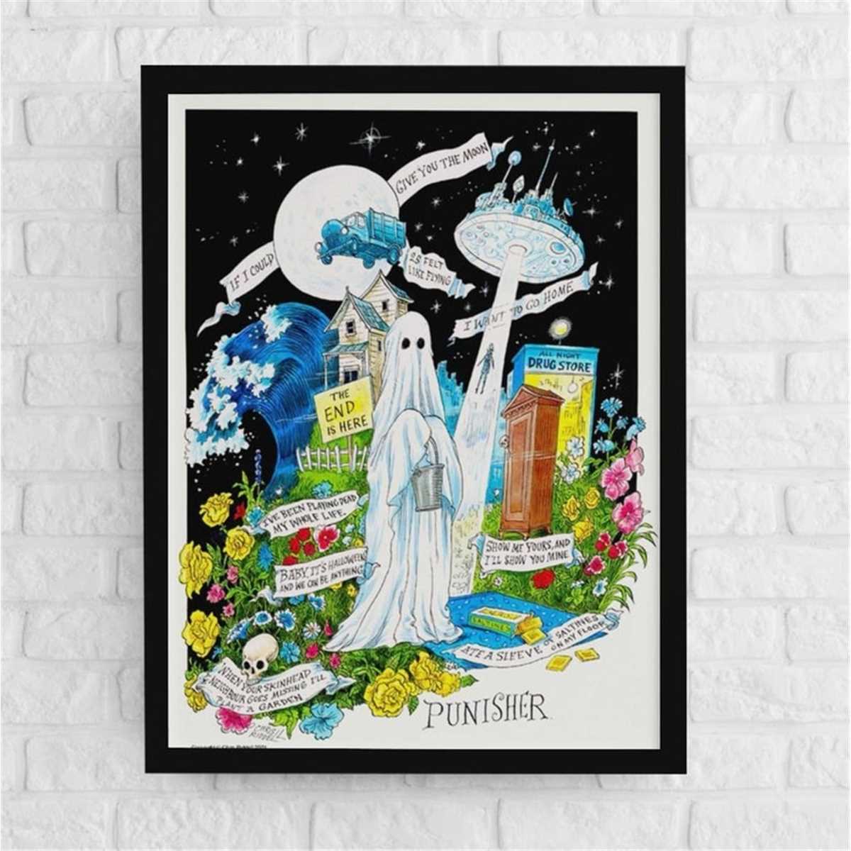 Phoebe Bridgers Reunion Tour 2022 Gig Poster by Chris Riddel | Inspire Uplift