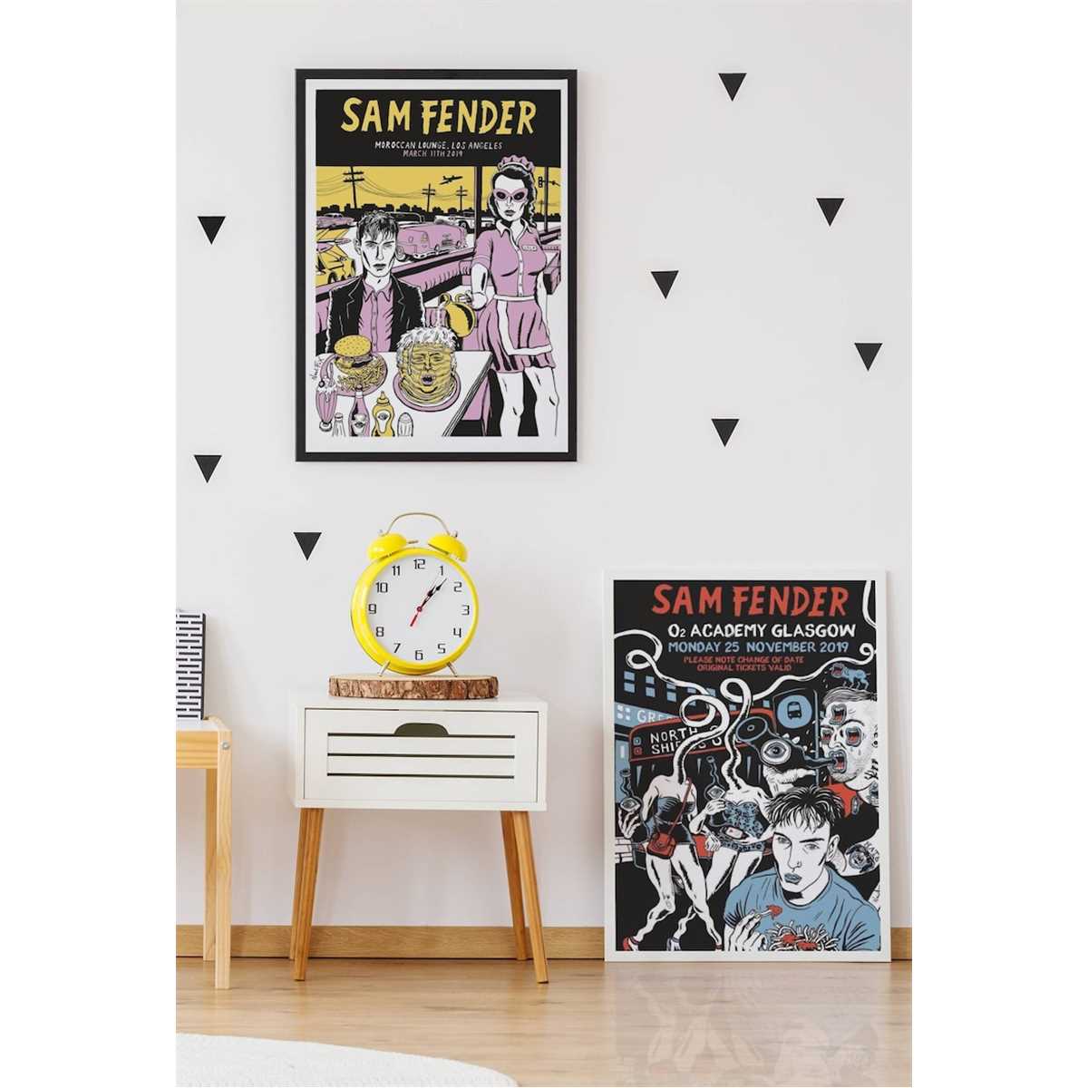 Sam Fender Vintage 50s American Diner Trump Head Cartoon Sev - Inspire ...