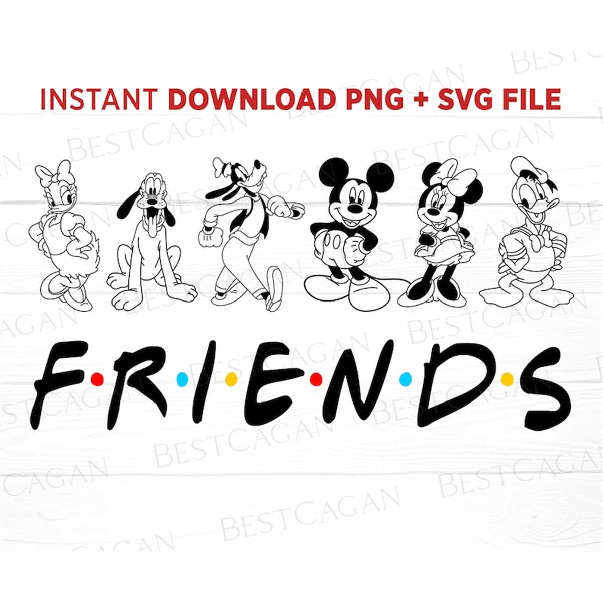 Mouse & Best Friends Svg, Friends Mouse Svg Png, Mouse Frien - Inspire ...
