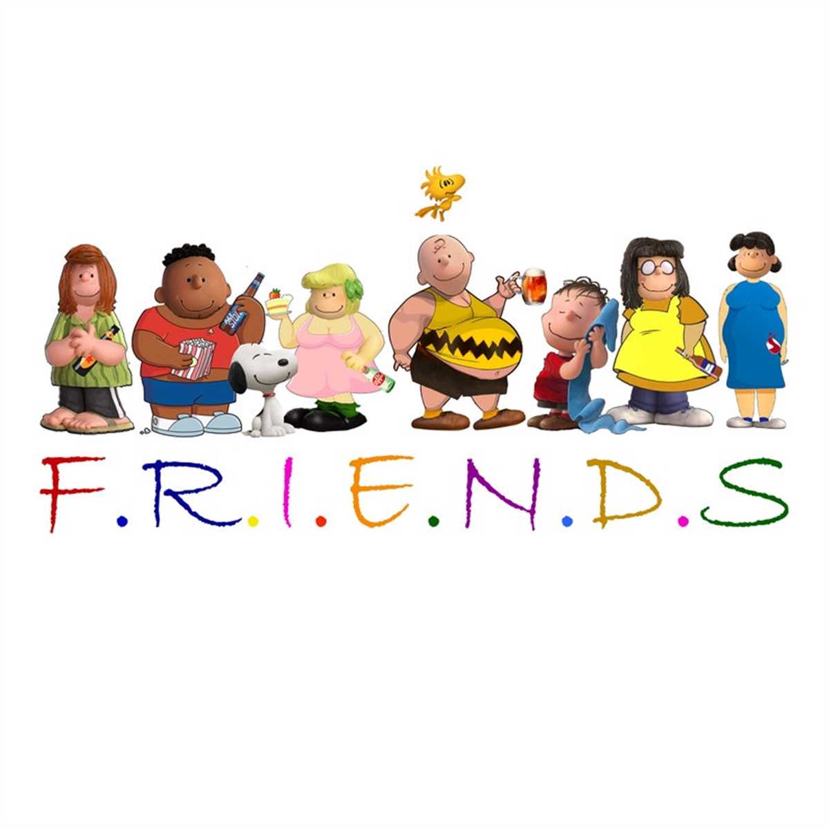 charlie brown and friends old custome made design | Inspire Uplift