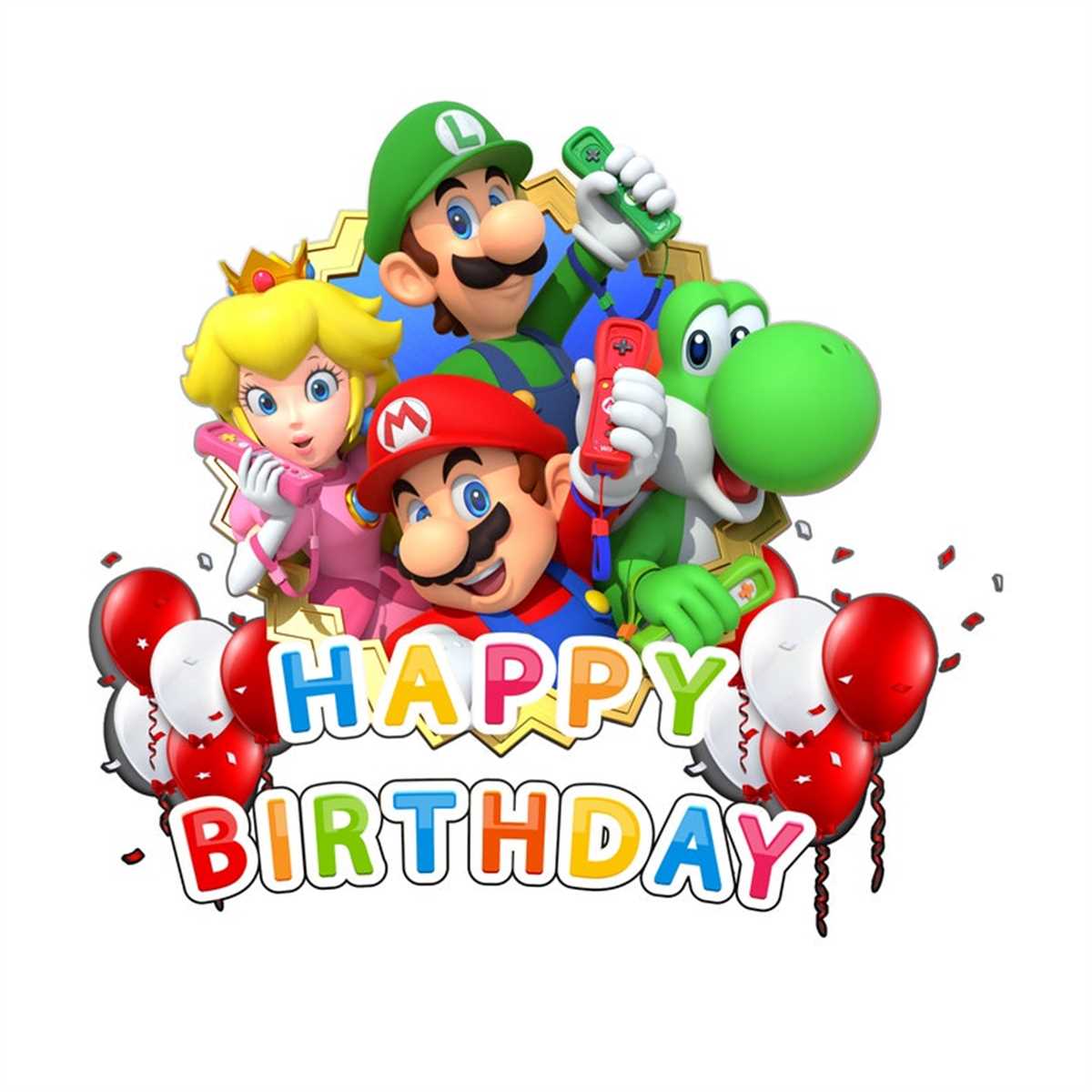 mario bro svg , super mario happy birthday svg . queen peech | Inspire ...