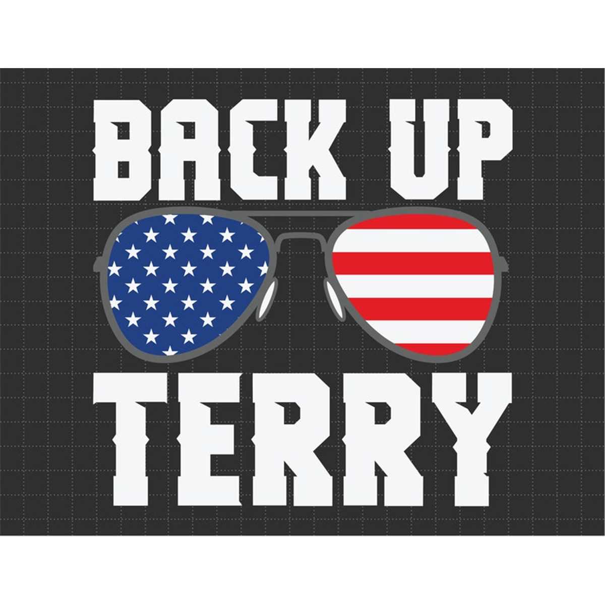 Back Up Terry Glasses Svg, Patriotic, Independence Day Svg, - Inspire ...