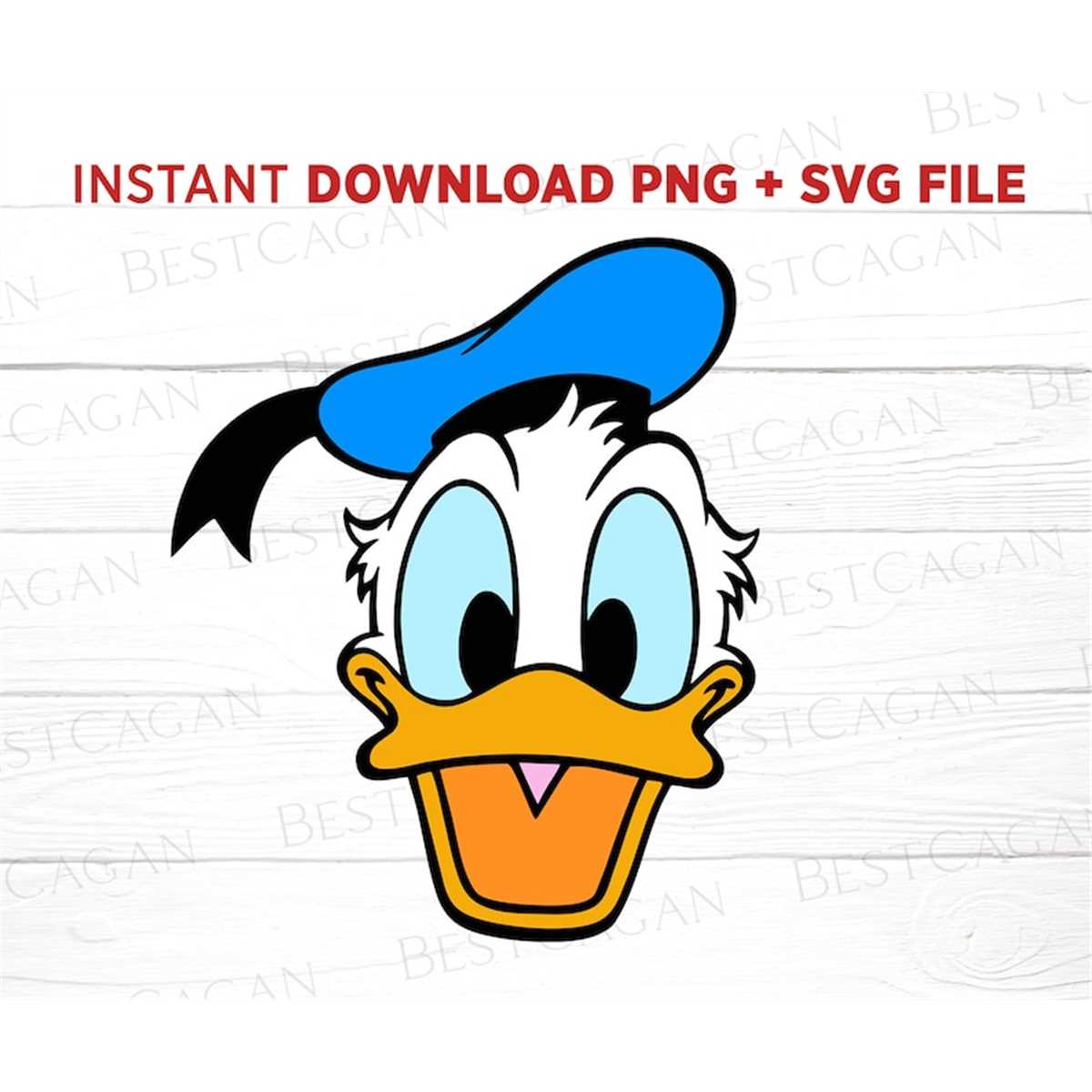 Donald Svg, Duck Svg, Instant Download, Cricut, Silhouette C - Inspire ...