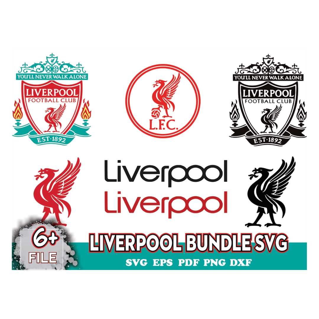 6 Files Liverpool Bundle Svg, Brand Logo Svg, Liverpool Svg | Inspire ...