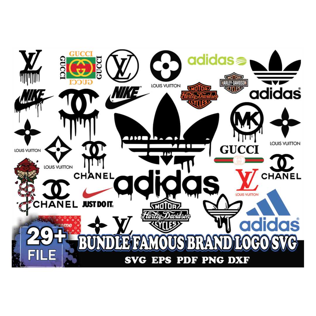 Bundle Famous Brand Logo Svg, File For Cricut | Inspire Uplift