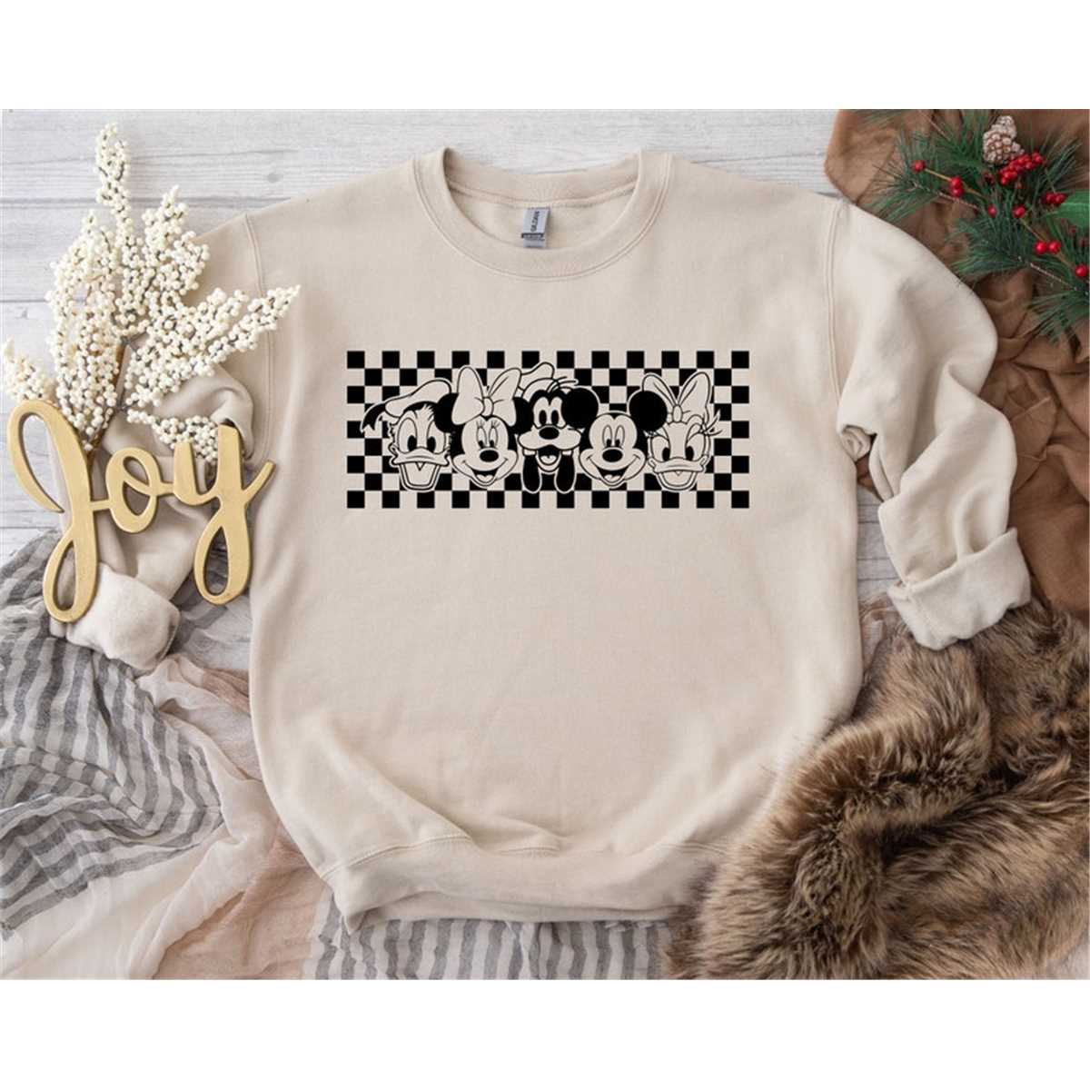 Disneyyy Characters Checkered Svg Png Instant Download Print | Inspire ...