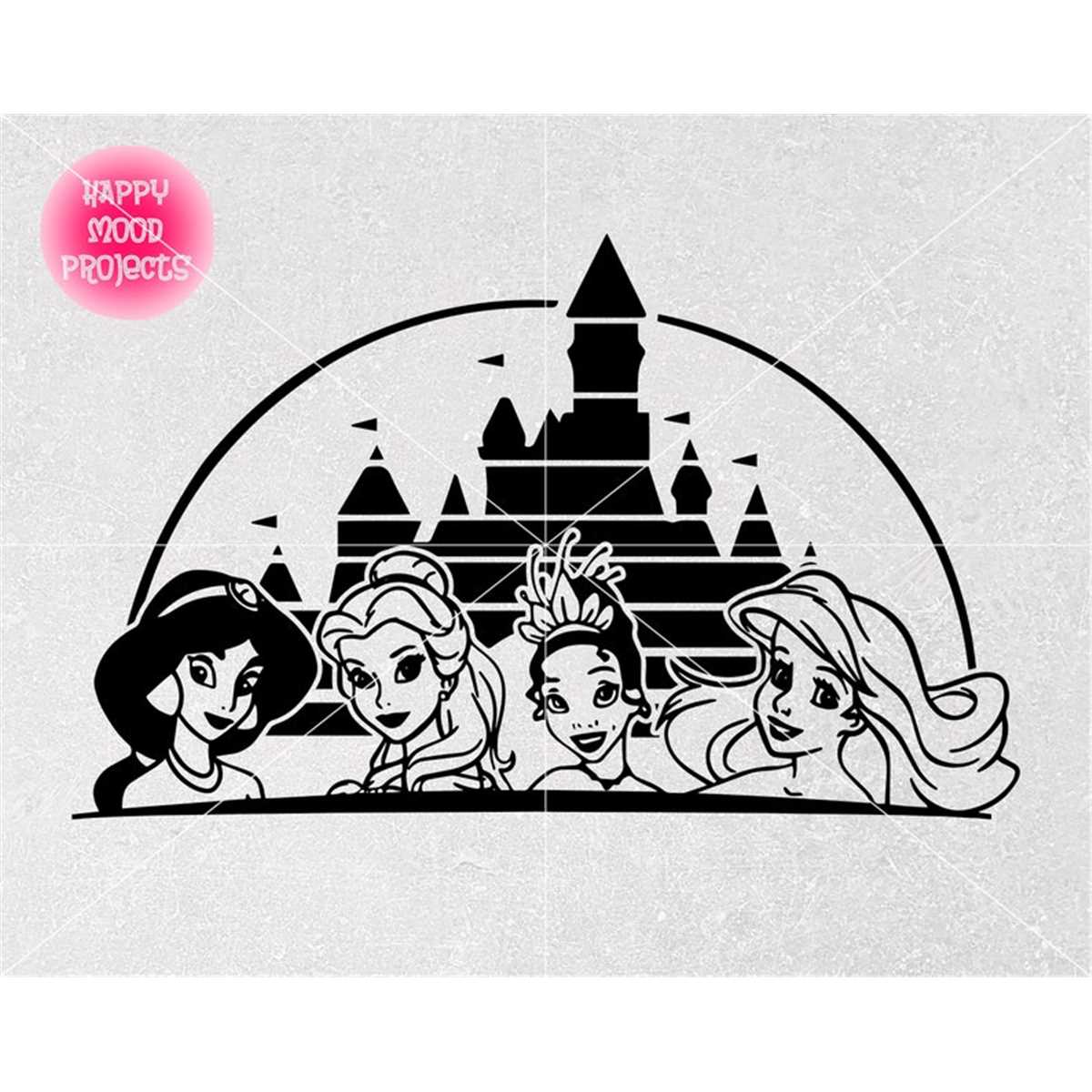Princesses Castle Svg Png Instant Download Printable Design - Inspire ...