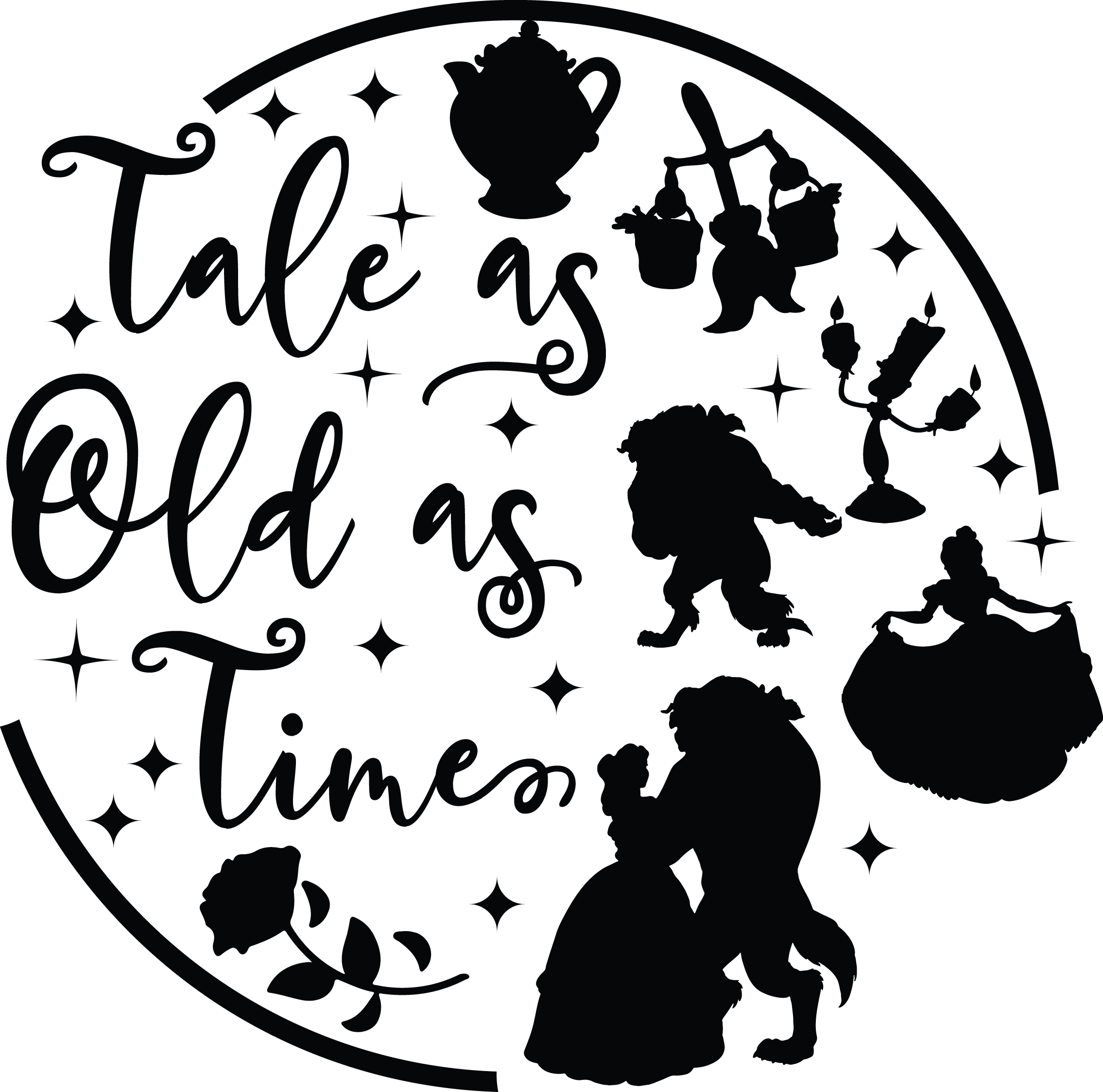 Tale as old as time Svg, Disney svg, Disney Castle svg, Mick | Inspire ...