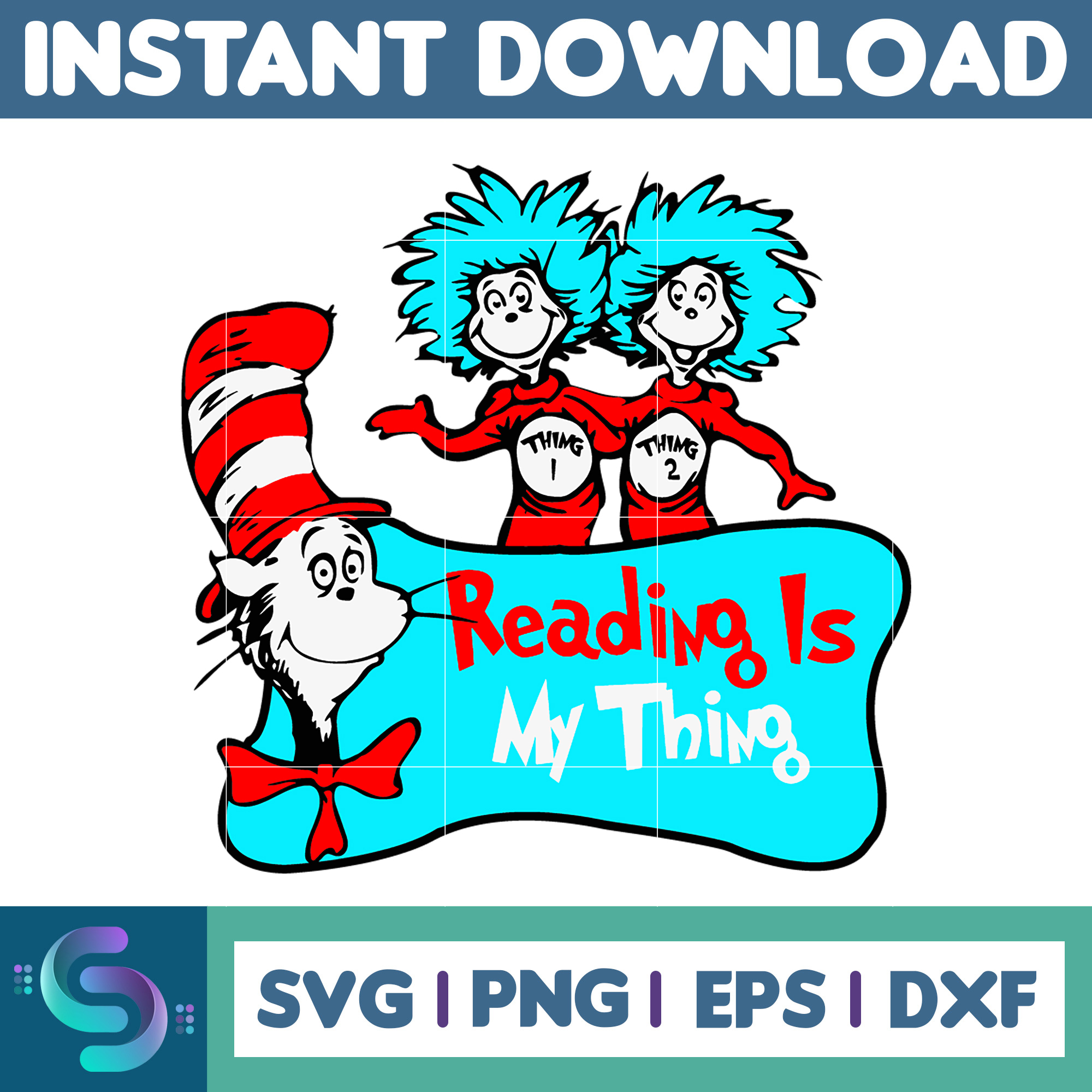 Dr.Suess Svg, Dxf, Png, Dr.Suess book Png, Dr. Suess Png, Su | Inspire ...